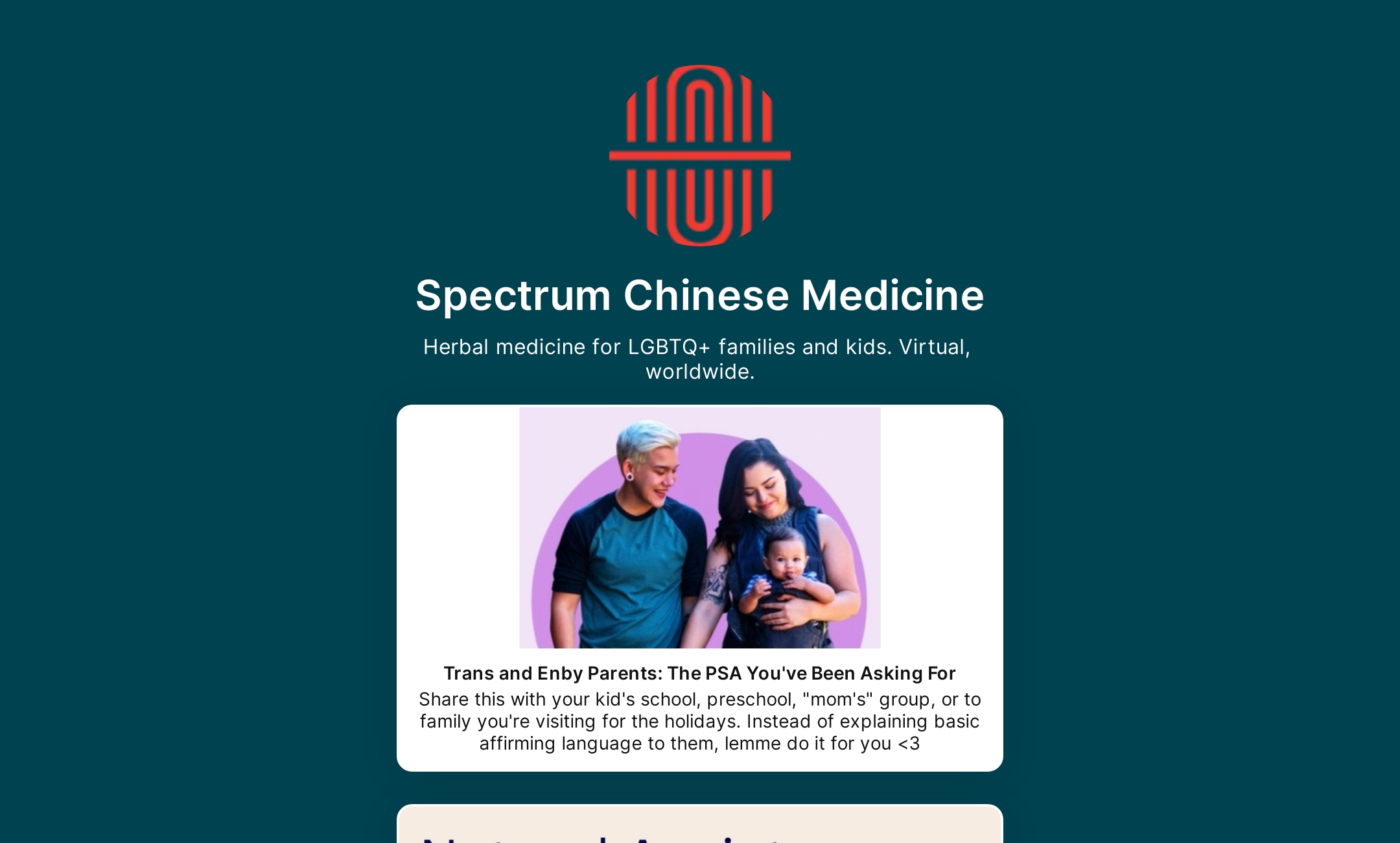 Spectrum Chinese Medicine's Flowpage