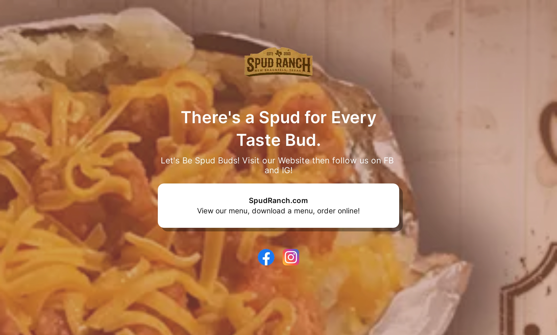There's a Spud for Every Taste Bud.'s Flowpage