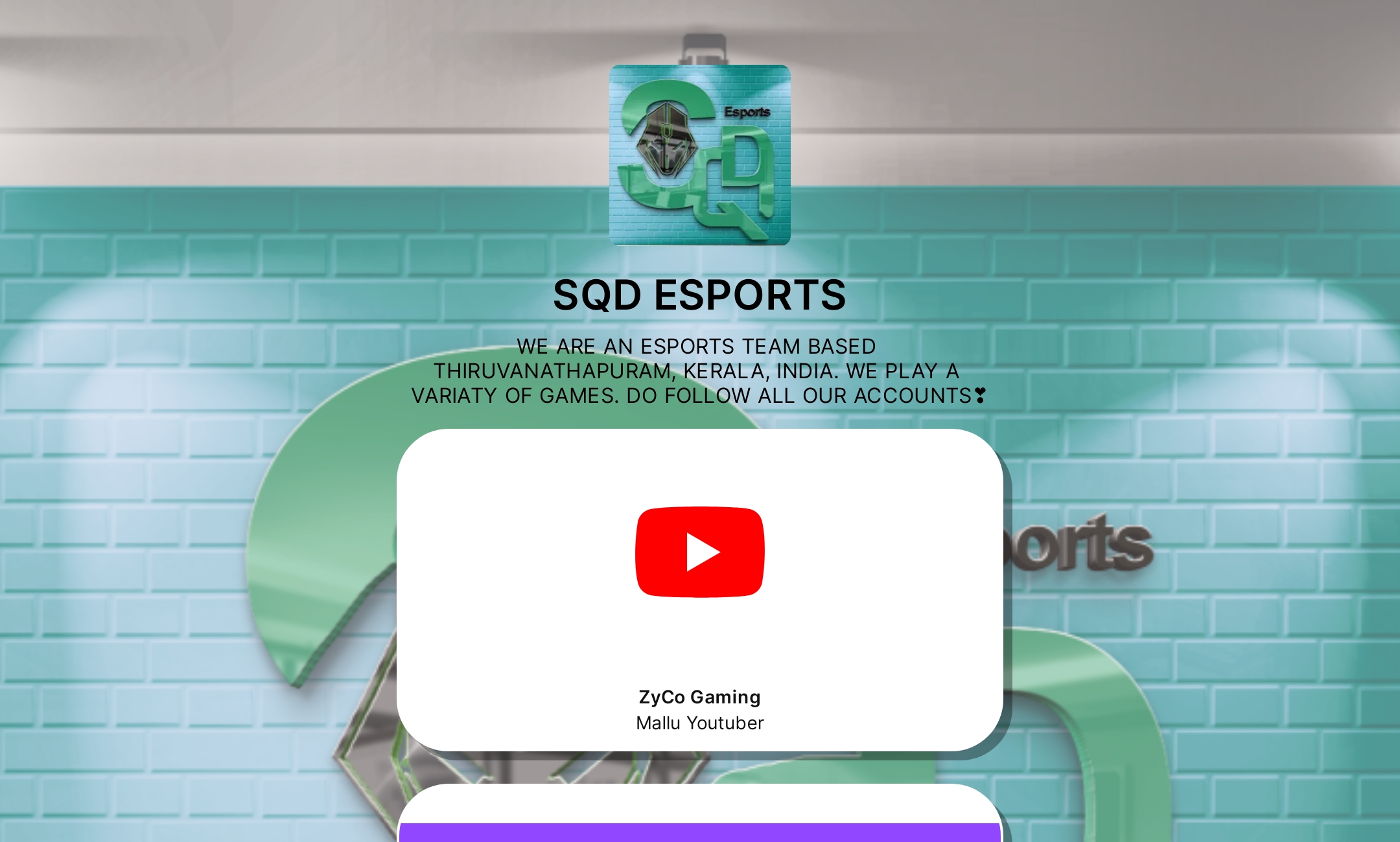 SQD ESPORTS's Flowpage