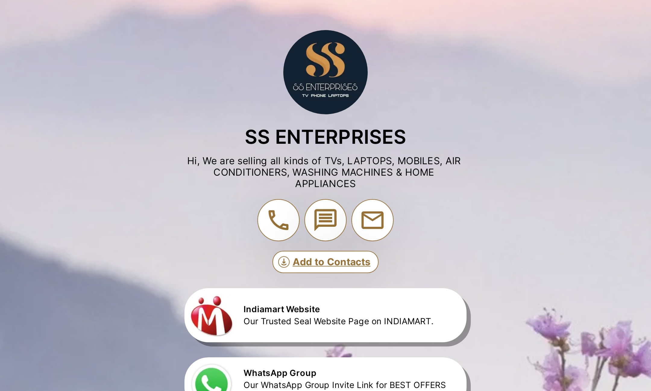 SS ENTERPRISES's Flowpage
