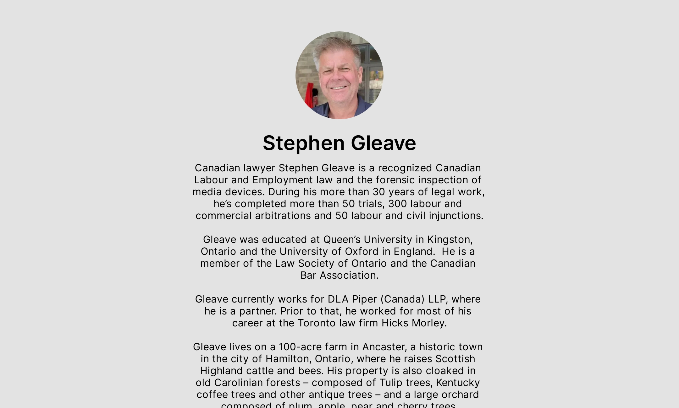 Stephen Gleave's Flowpage