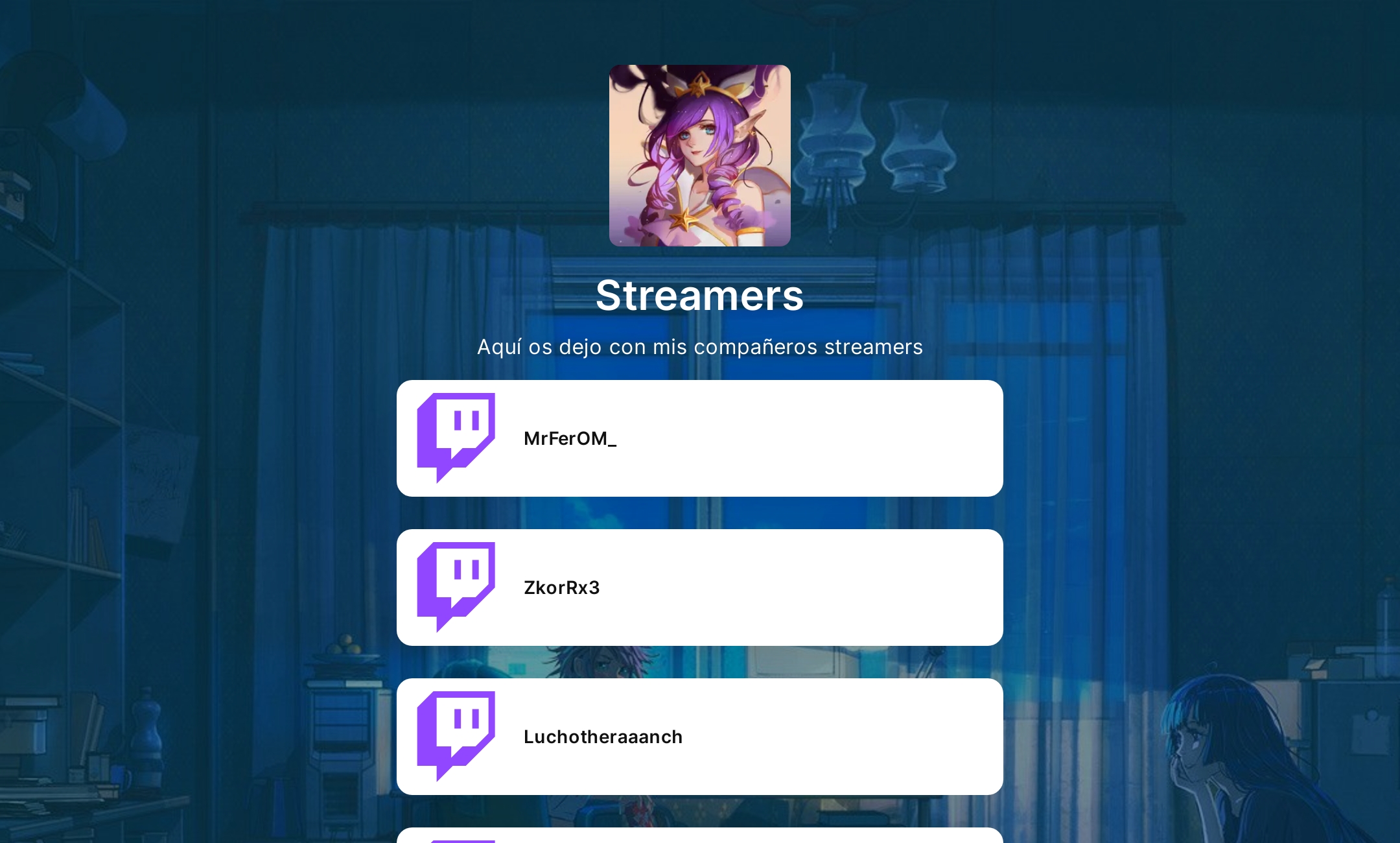 Streamers' Flowpage
