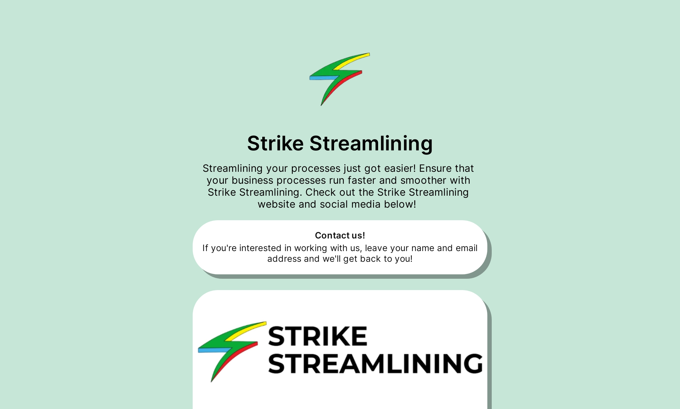 Strike Streamlining's Flowpage