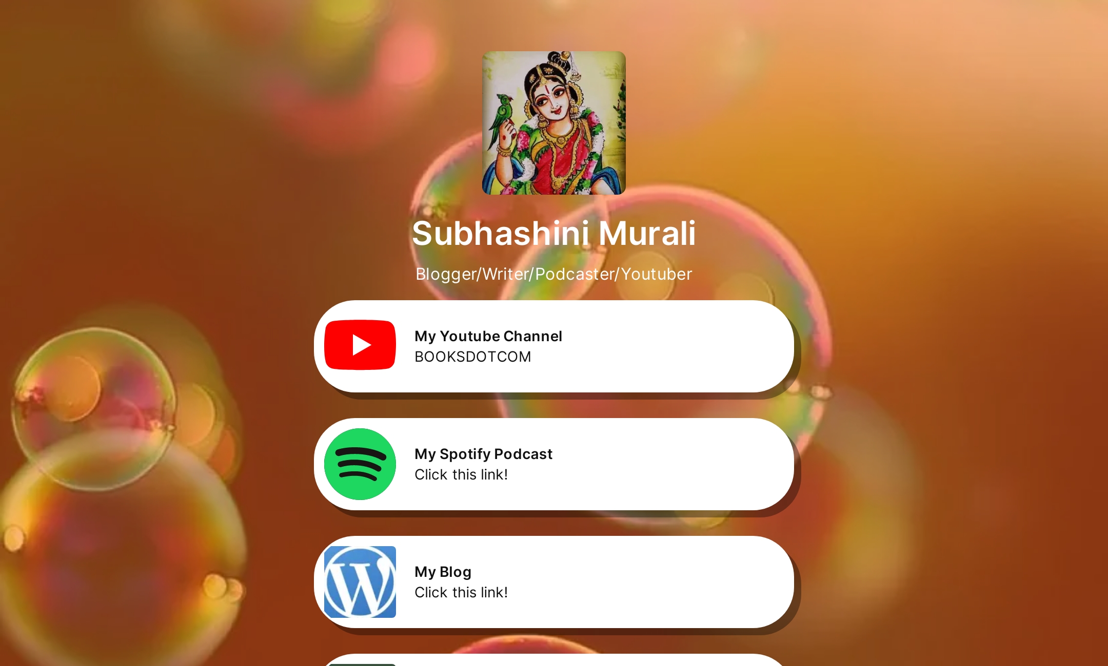 Subhashini Murali's Flowpage