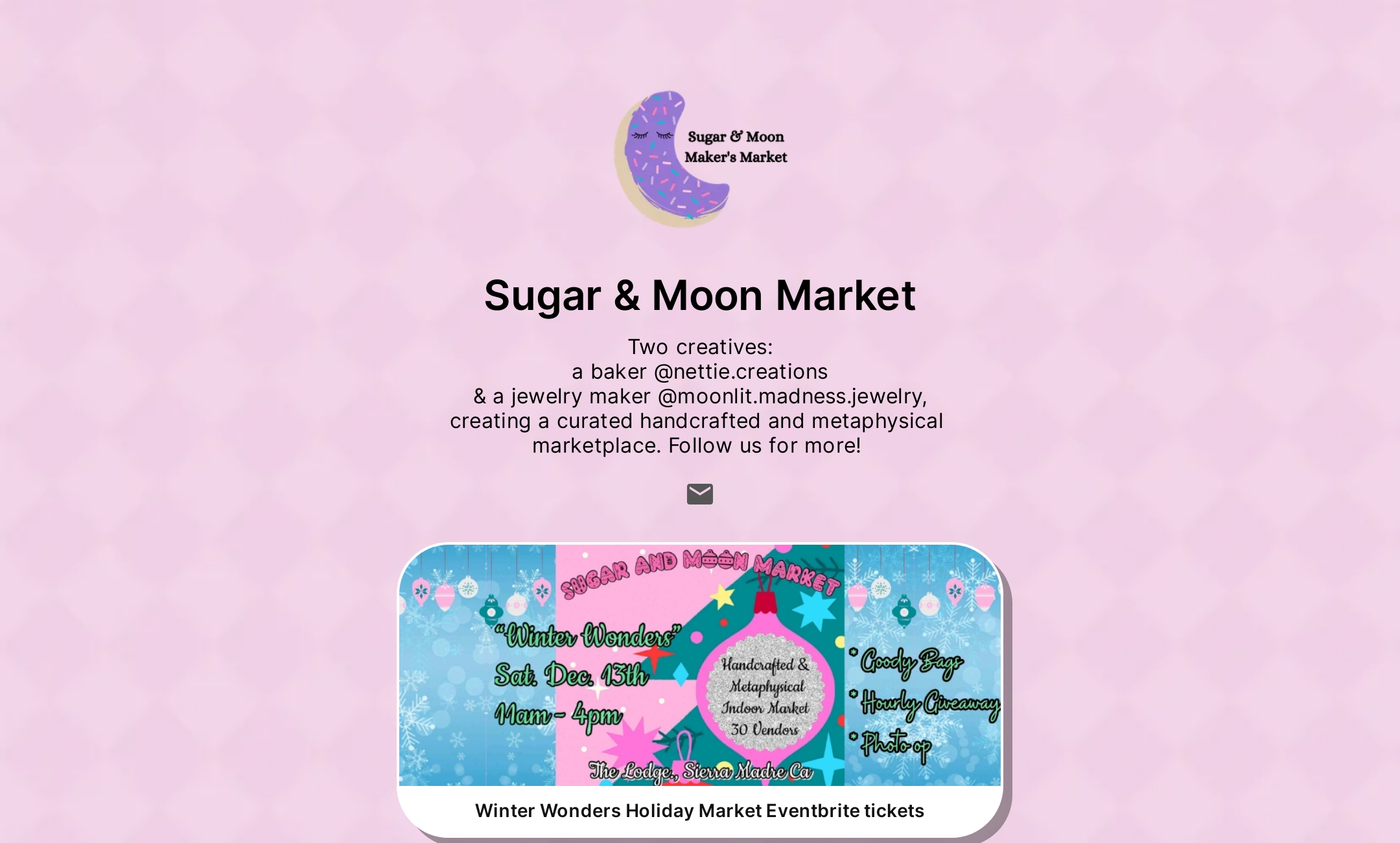 Sugar & Moon Market's Flowpage