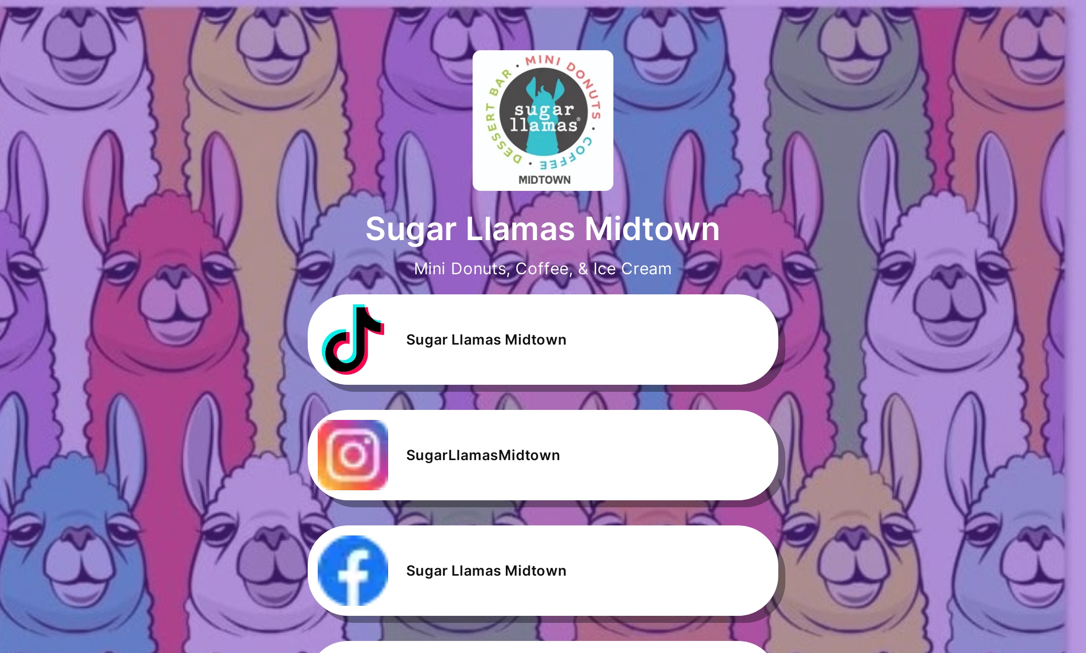 Sugar Llamas Midtown's Flowpage