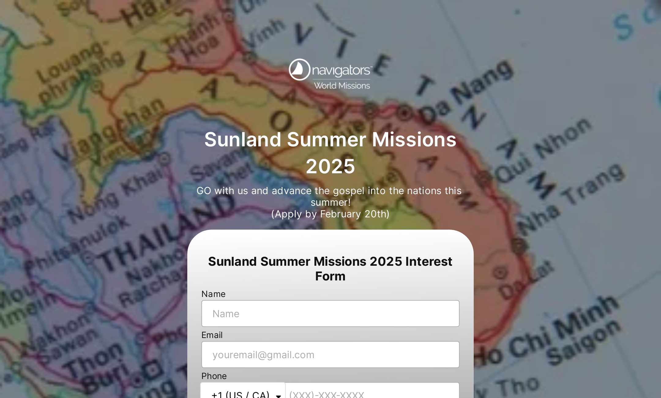 Sunland Summer Missions 2025's Flowpage