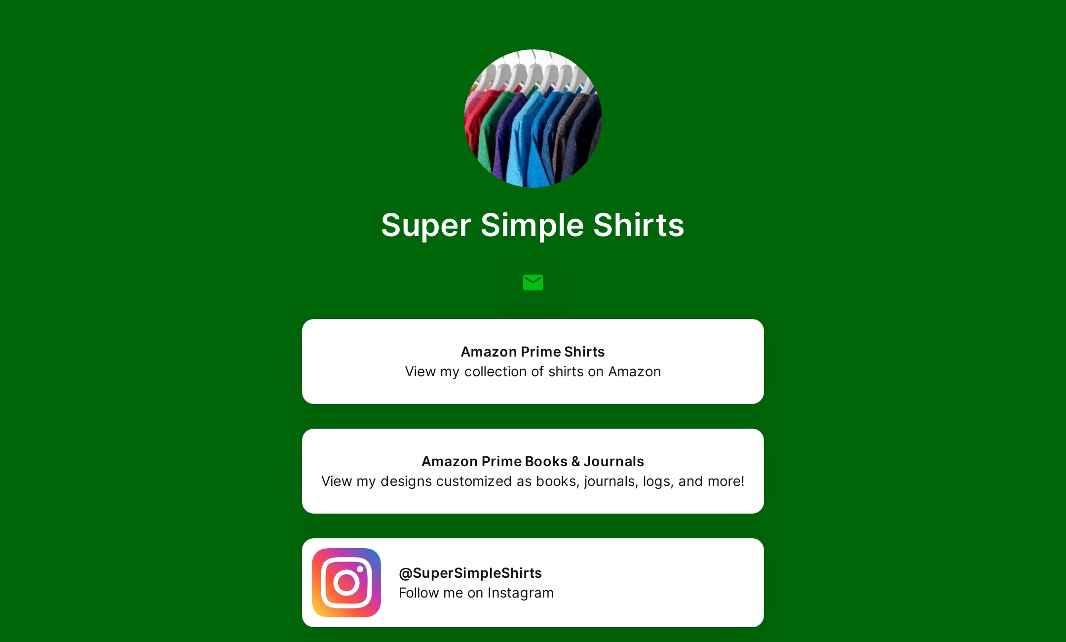 Super Simple Shirts' Flowpage