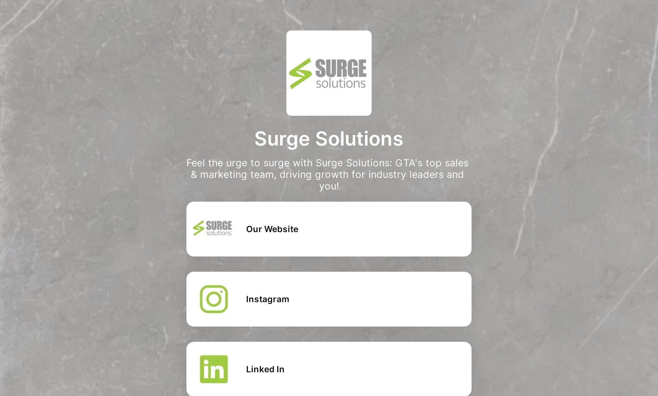 Surge Solutions' Flowpage