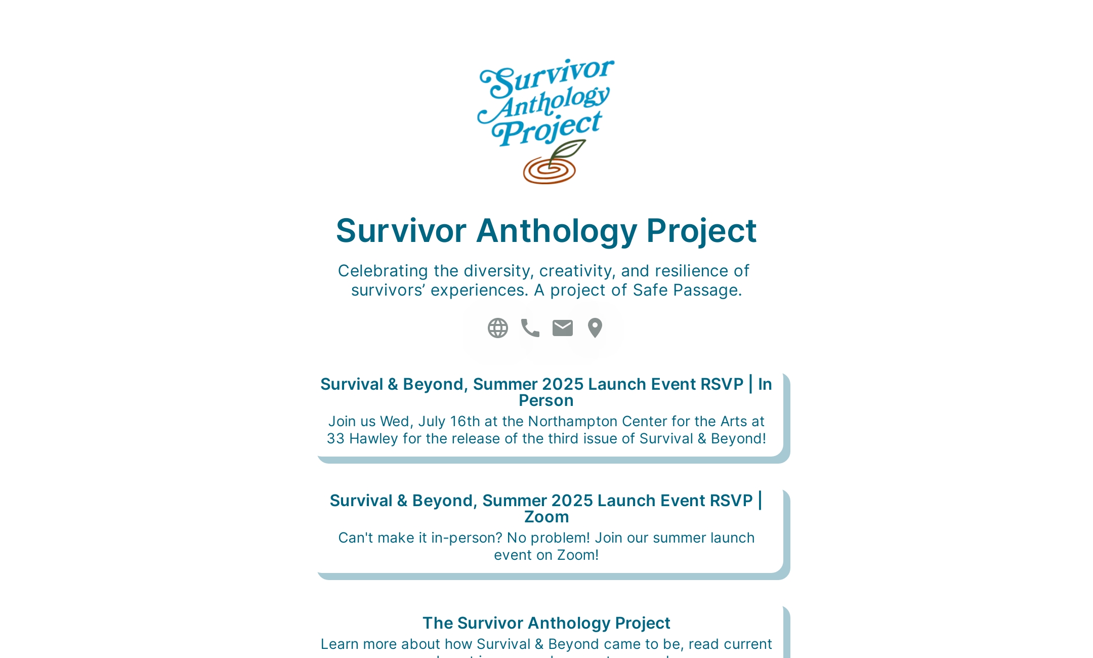 Survivor Anthology Project's Flowpage