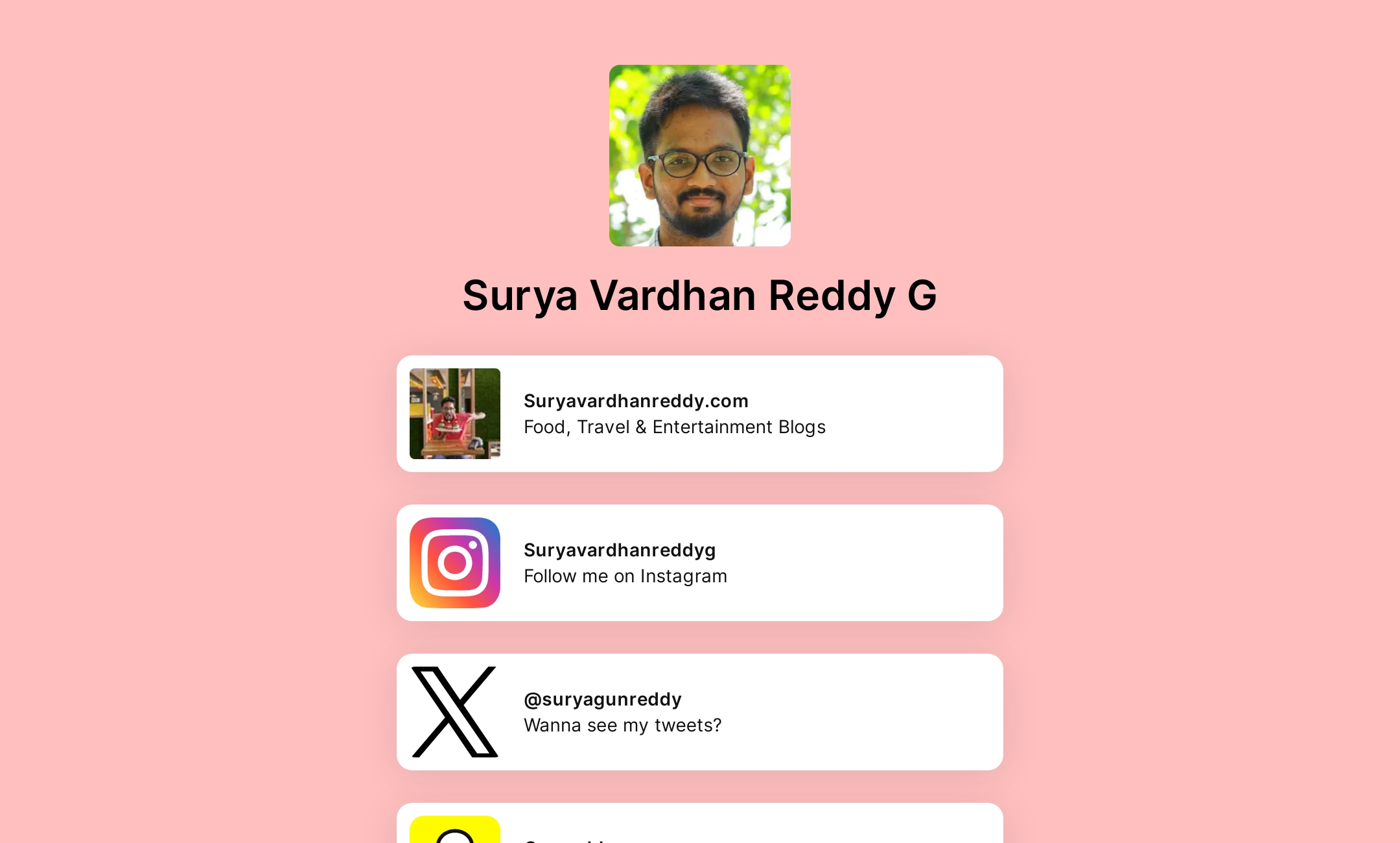 Surya Vardhan Reddy G's Flowpage