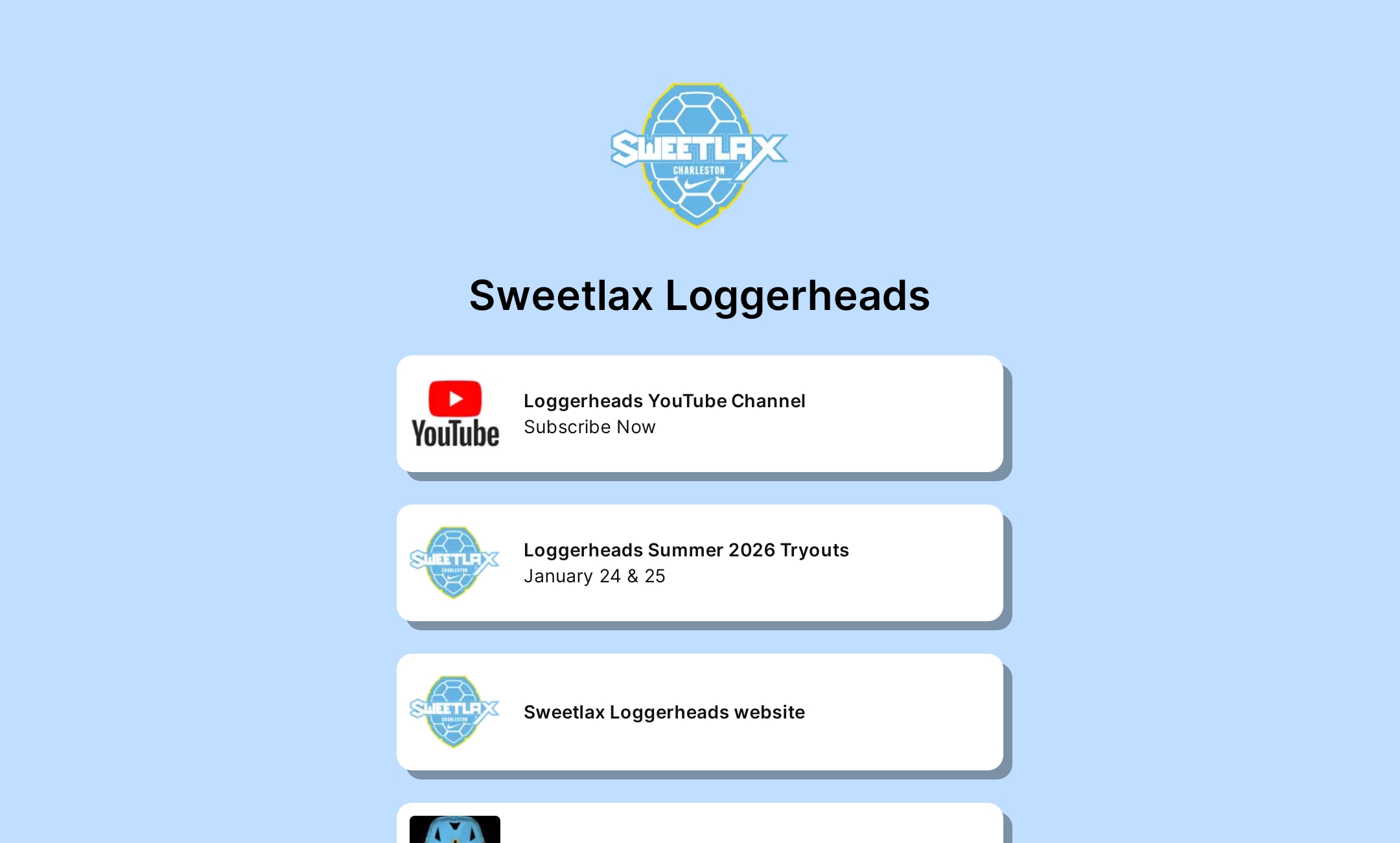 Sweetlax Loggerheads' Flowpage