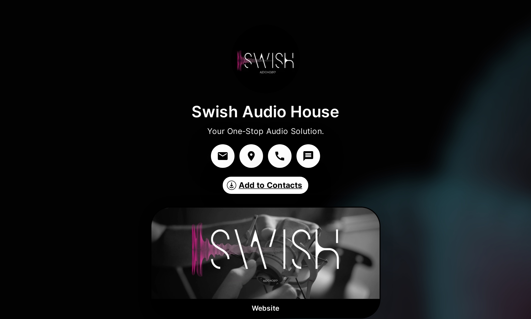 Swish Audio House's Flowpage