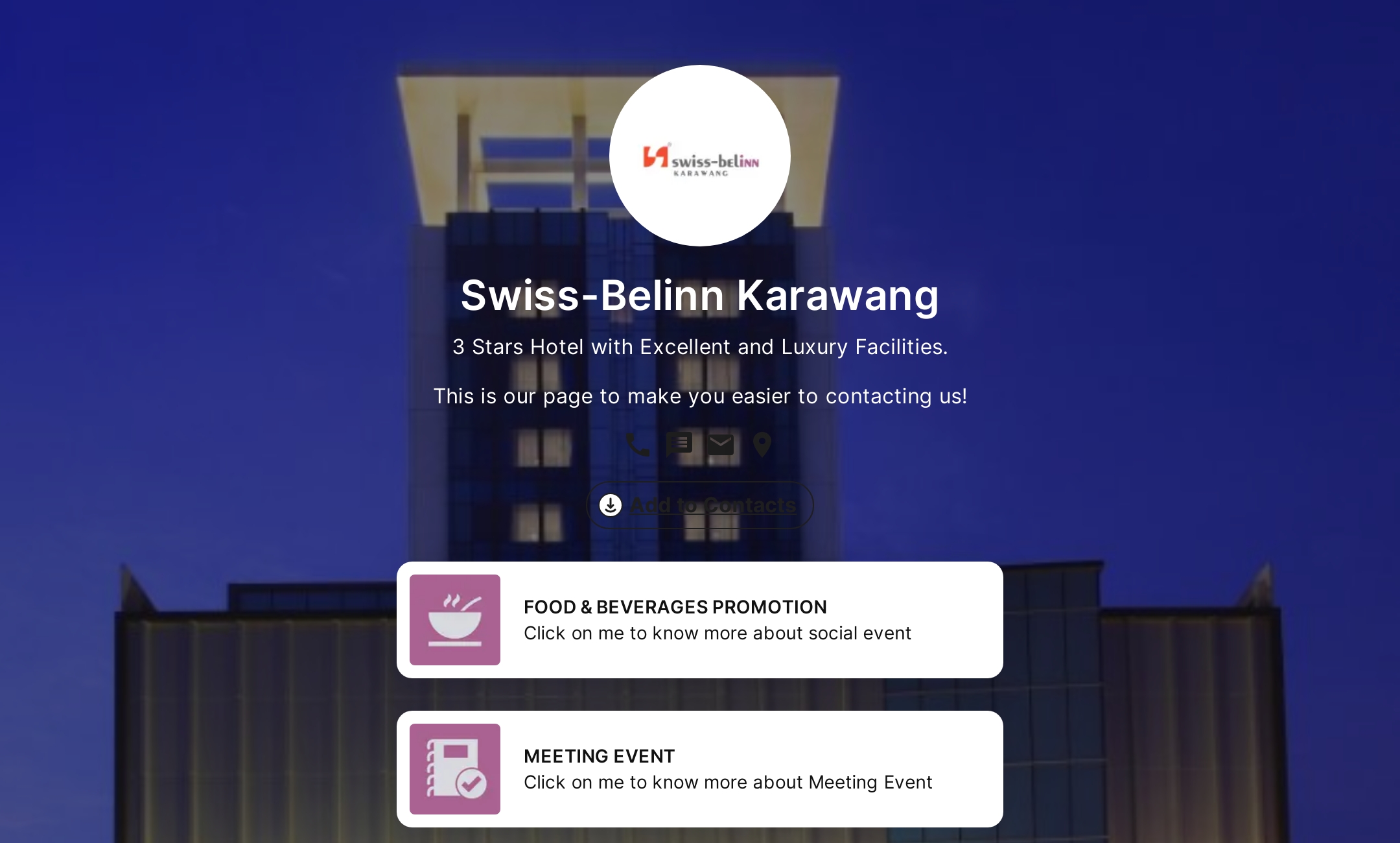 Swiss-Belinn Karawang's Flowpage