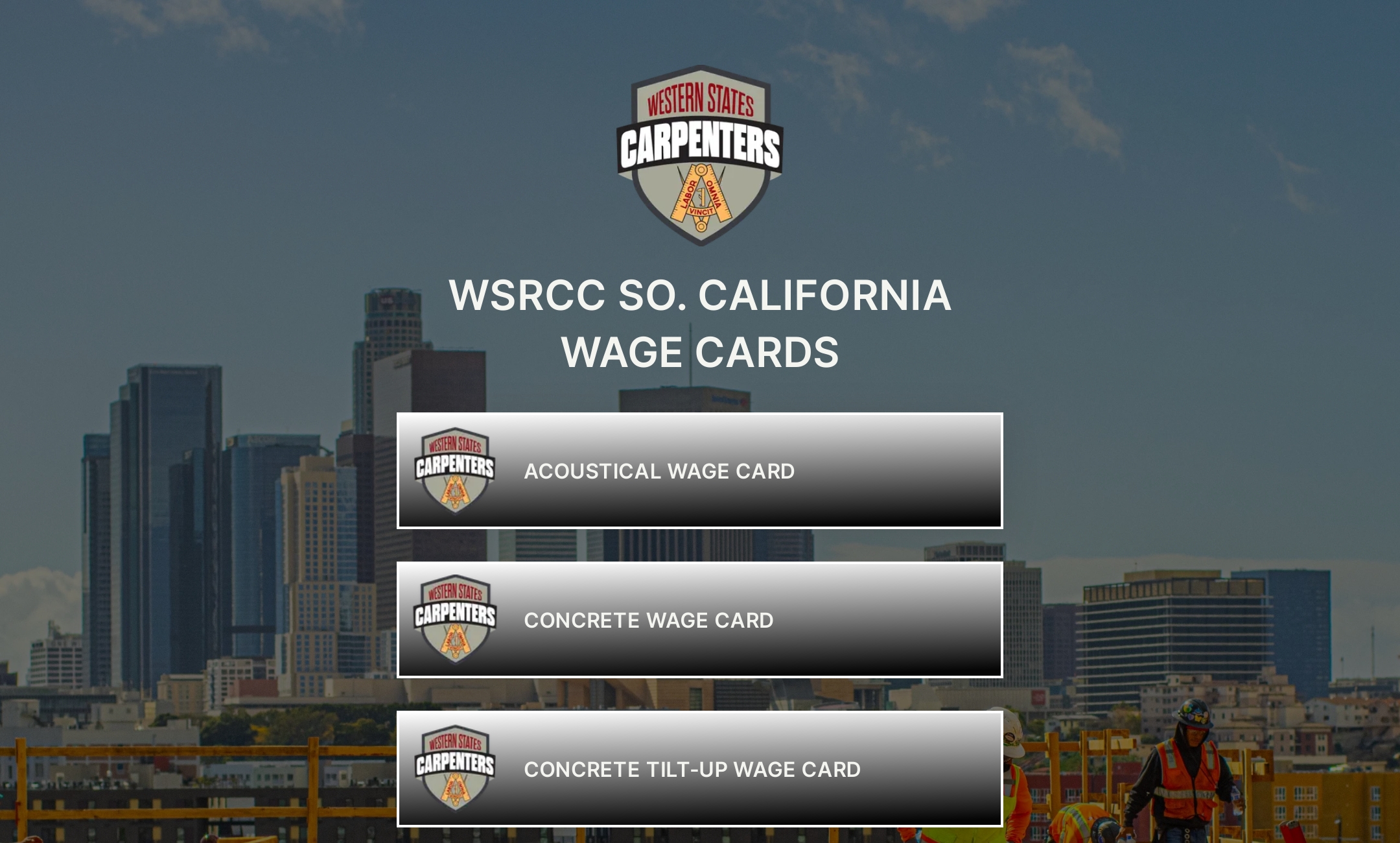 WSRCC SO. CALIFORNIA WAGE CARDS's Flowpage