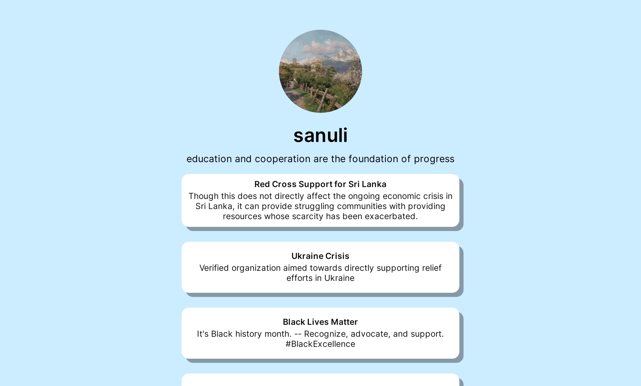 sanuli's Flowpage