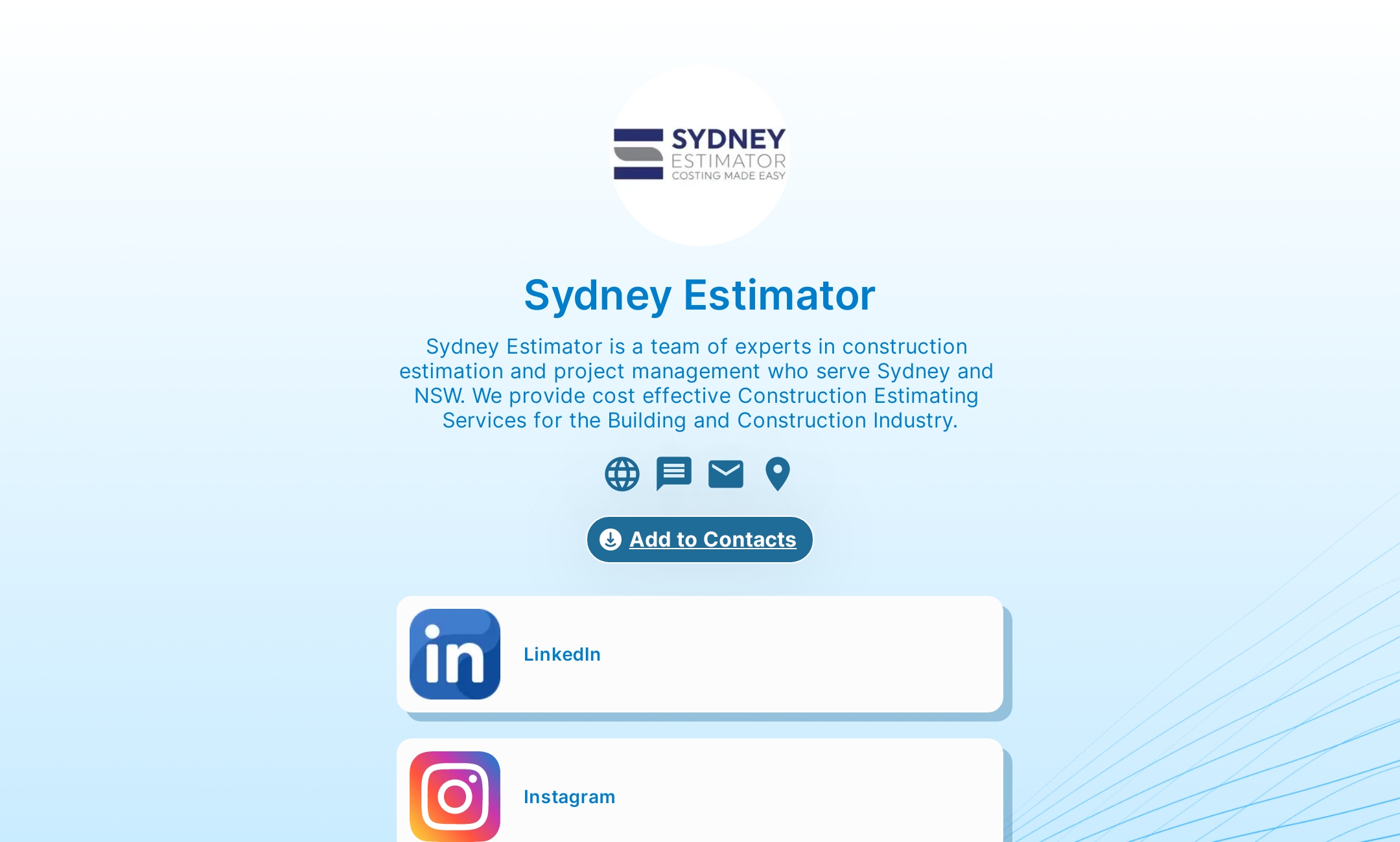 Sydney Estimator's Flowpage