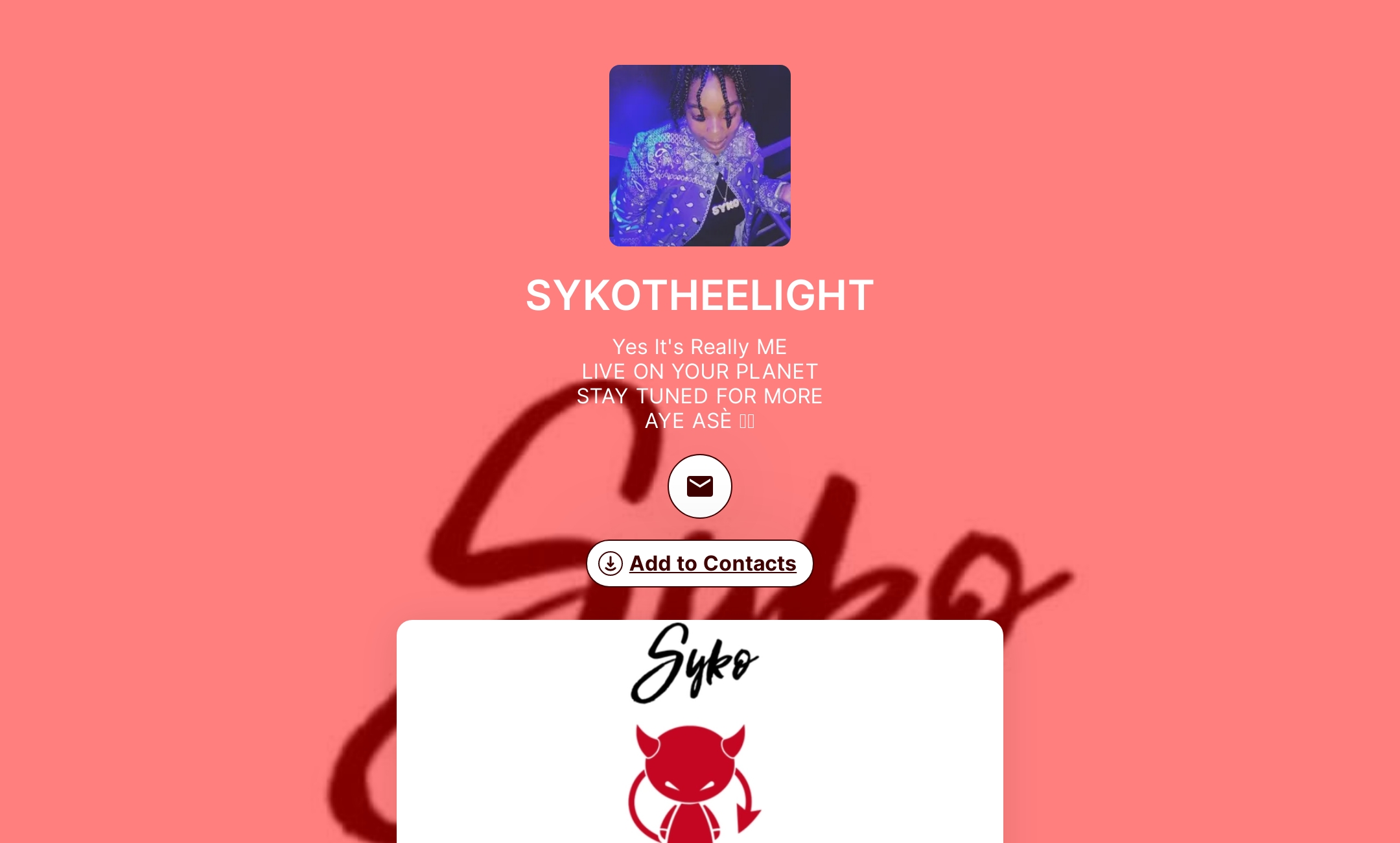 SYKOTHEELIGHT 's Flowpage