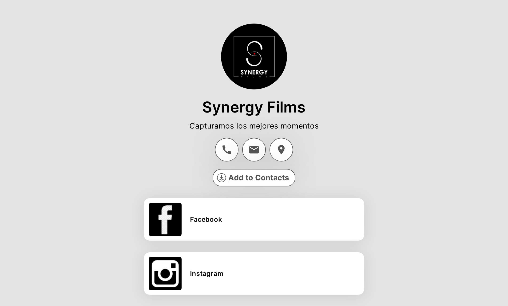 Synergy Films' Flowpage