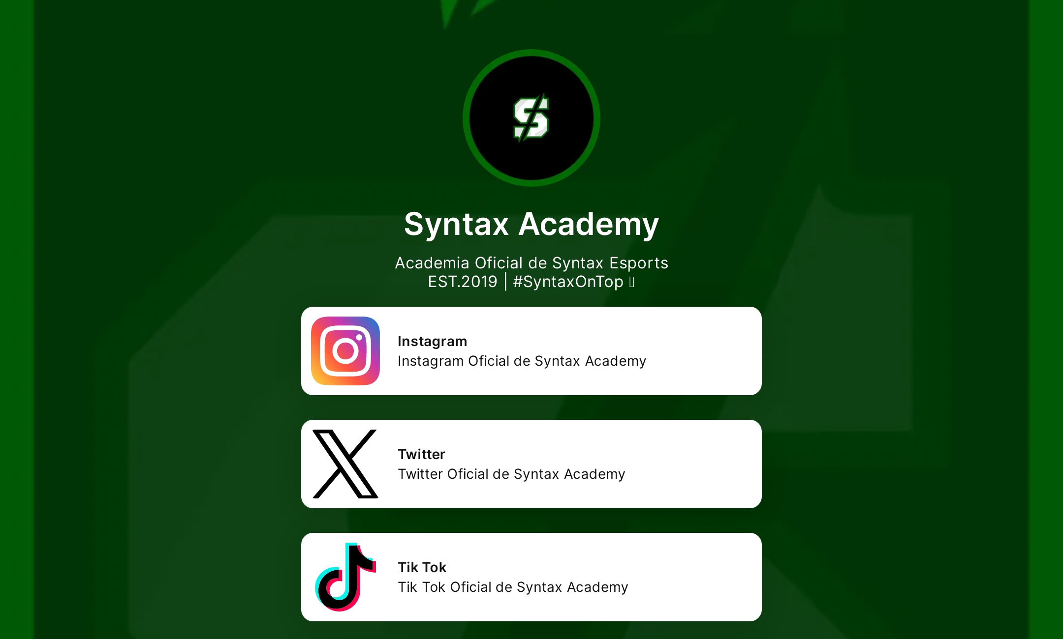 Syntax Academy's Flowpage