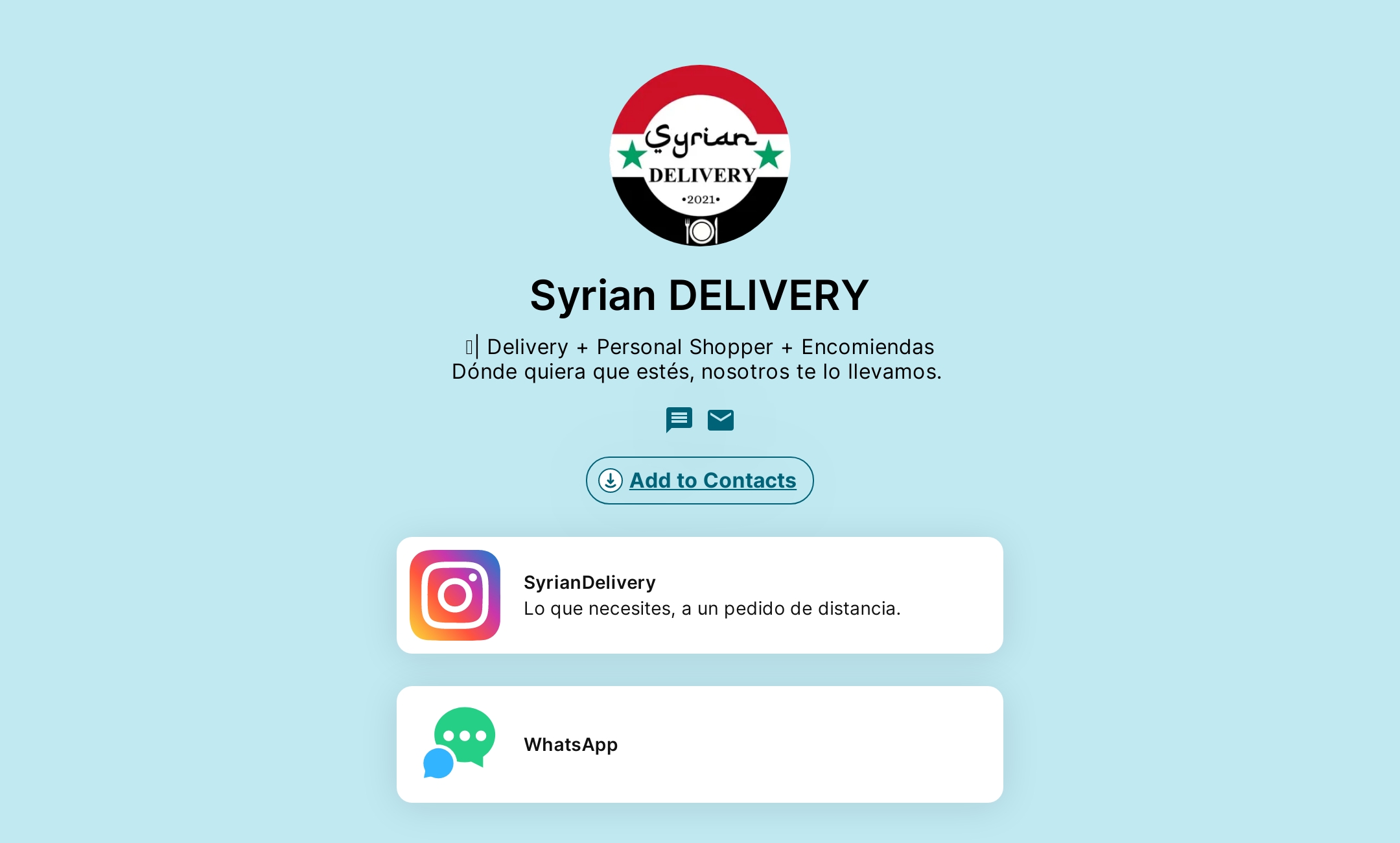 Syrian DELIVERY's Flowpage