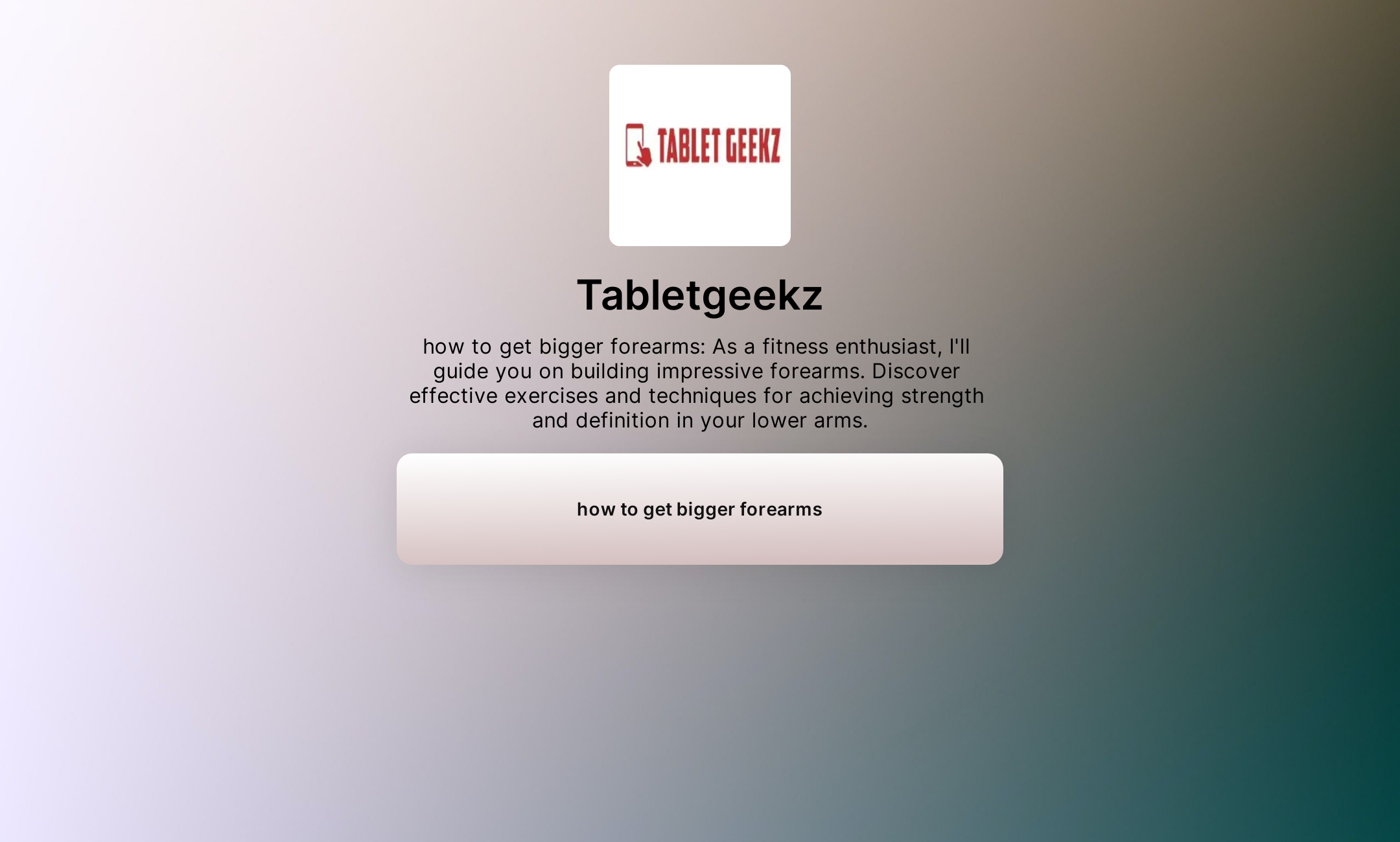 Tabletgeekz's Flowpage