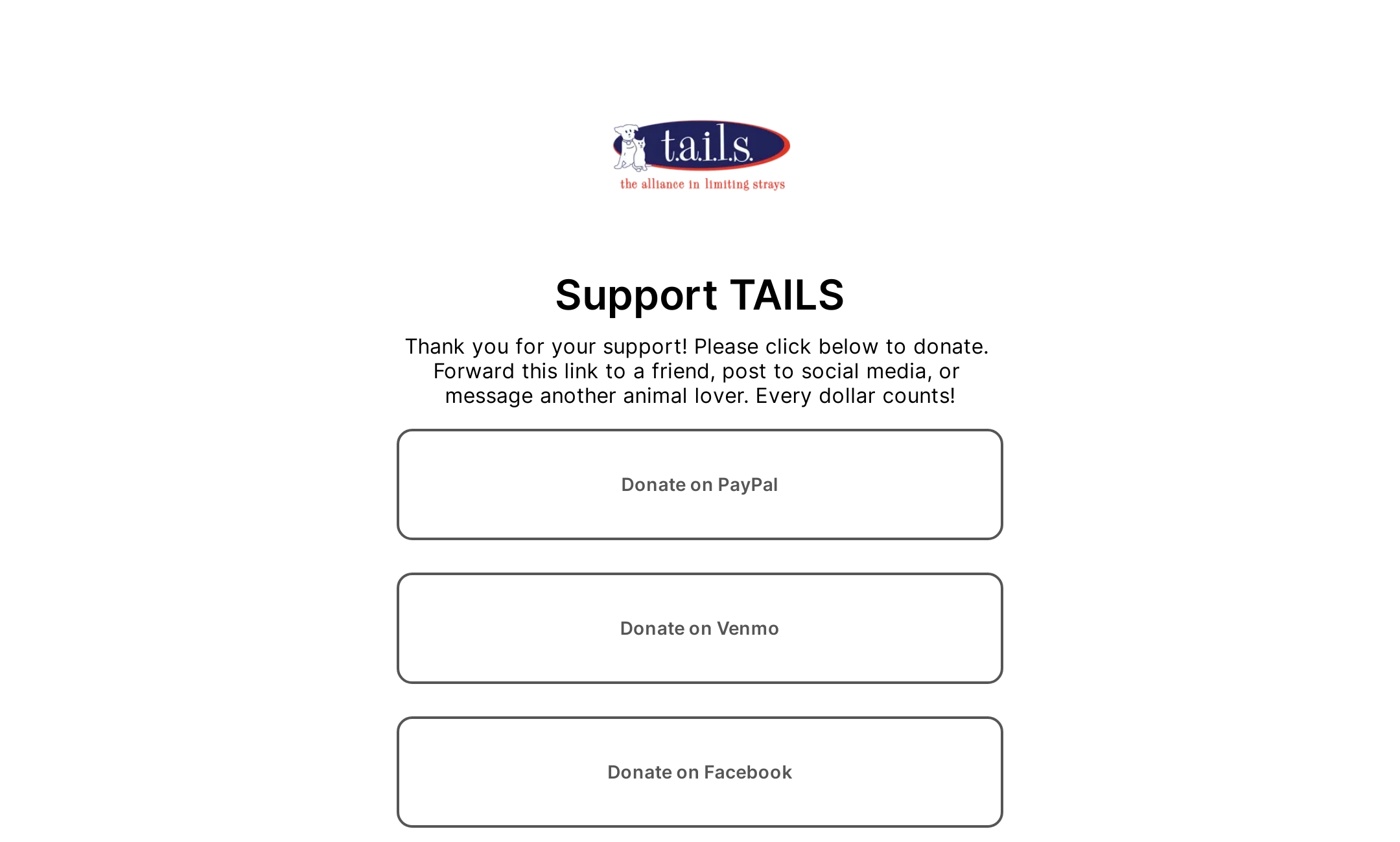 Support TAILS's Flowpage