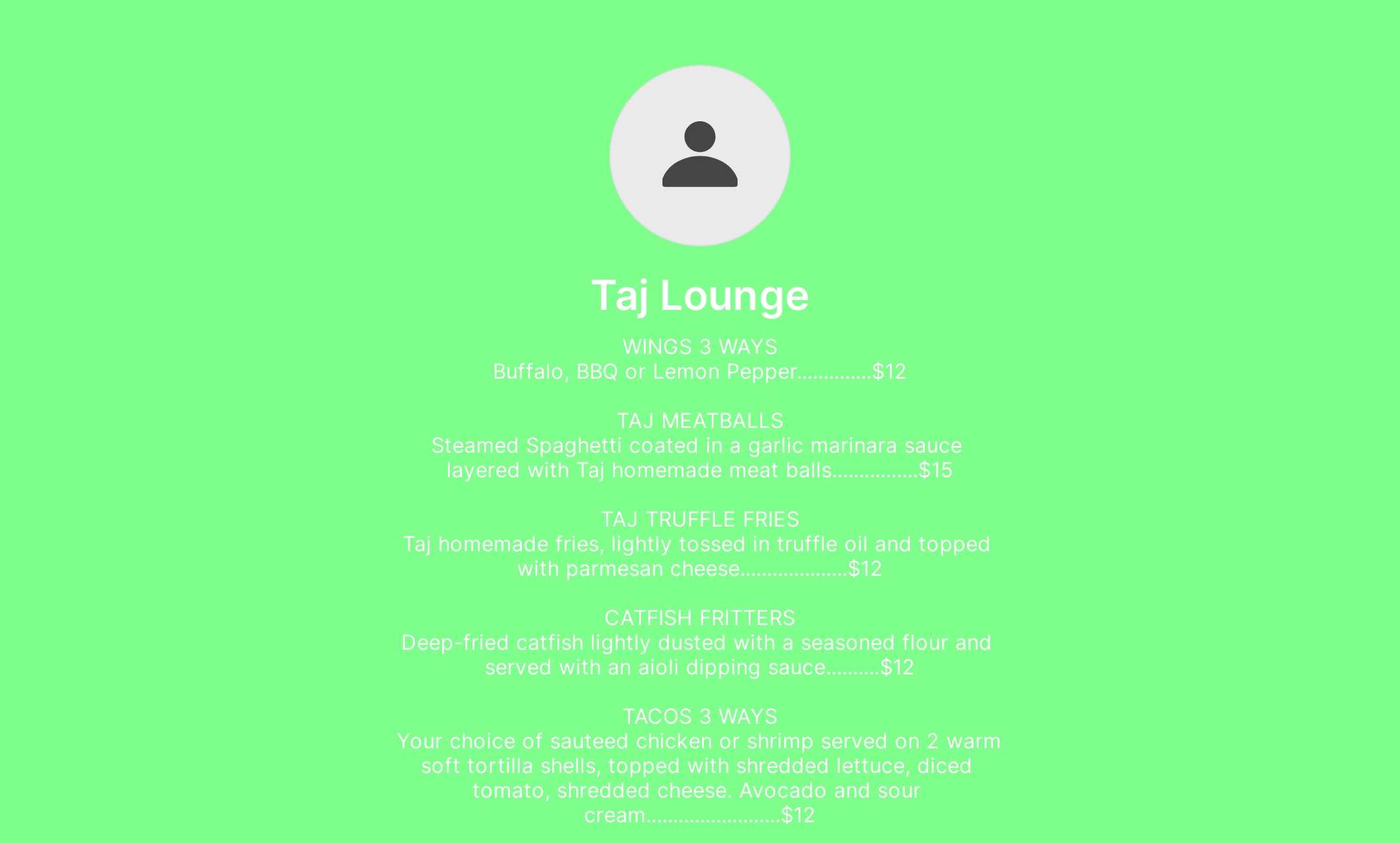 Taj Lounge 's Flowpage