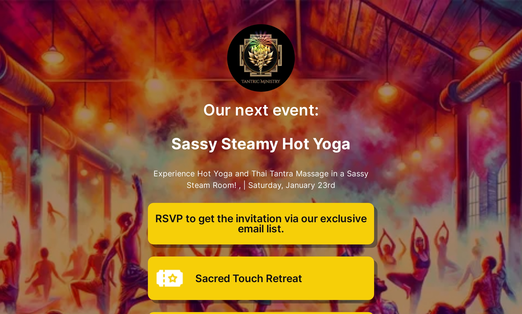 Our next event:'s Flowpage