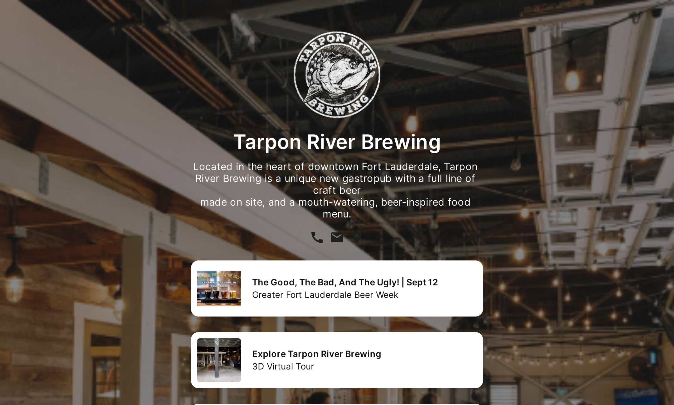 Tarpon River Brewing's Flowpage