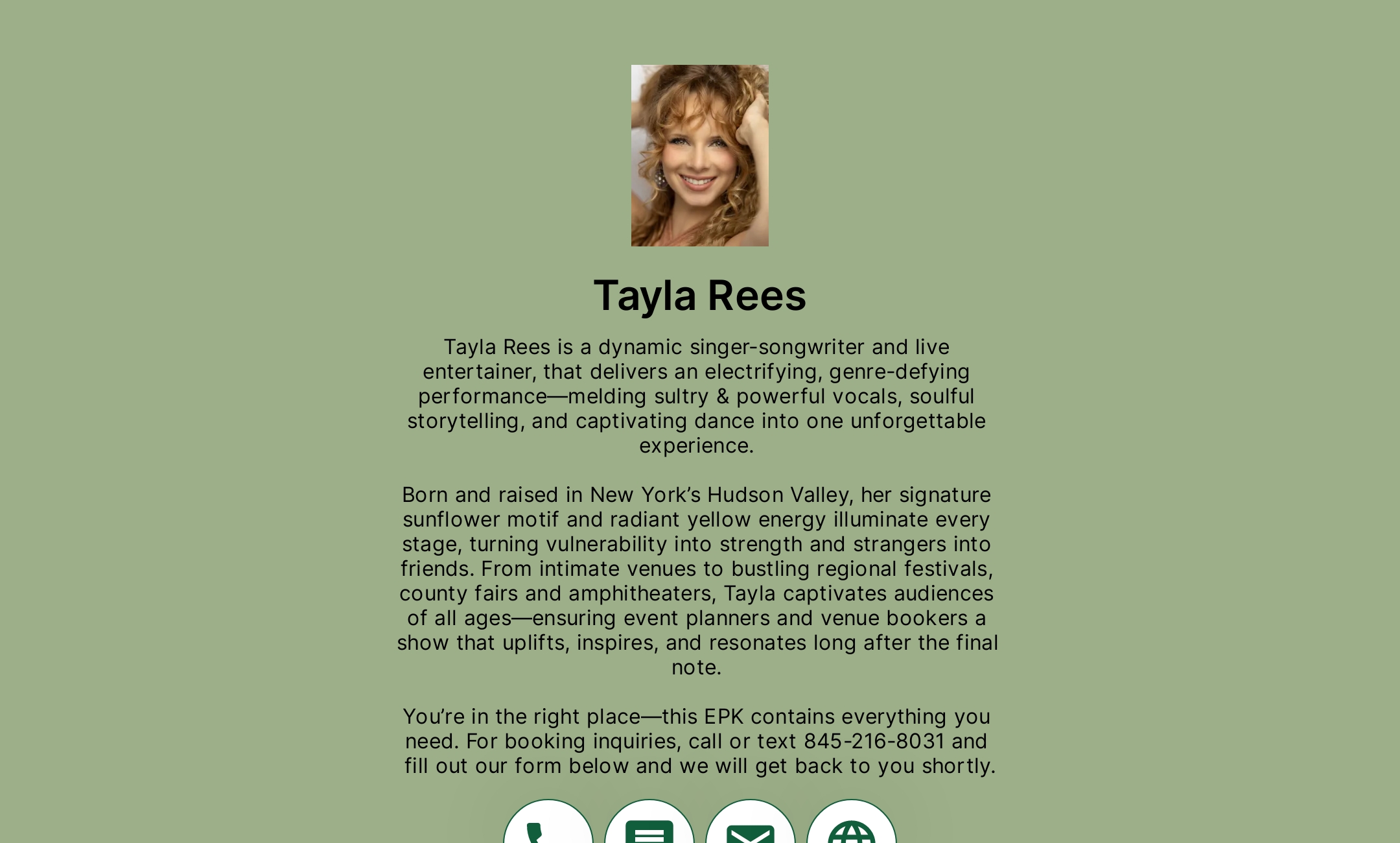 Tayla Rees | Official Flow Page | Singer-Songwriter & Performer