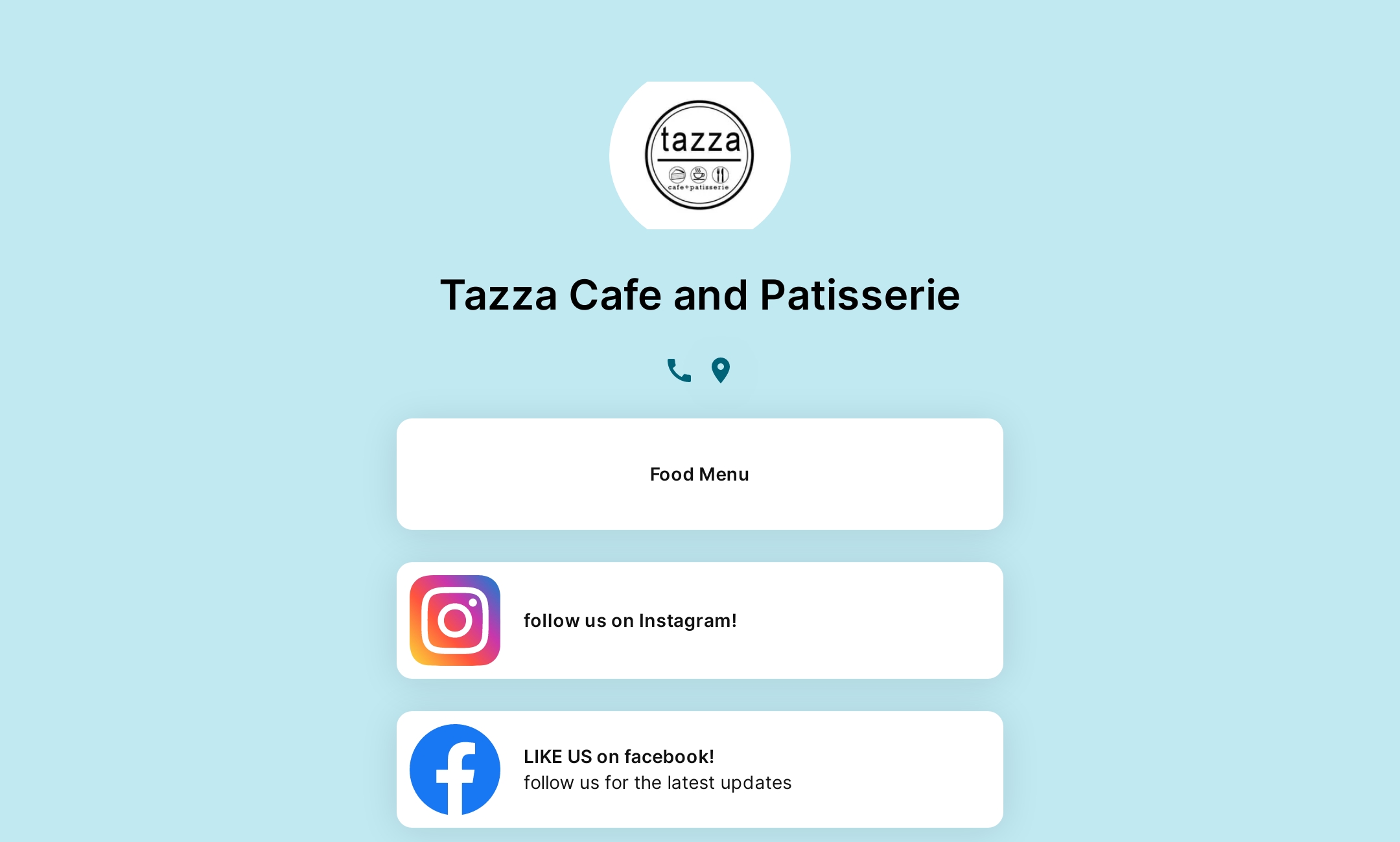 Tazza Cafe and Patisserie's Flowpage