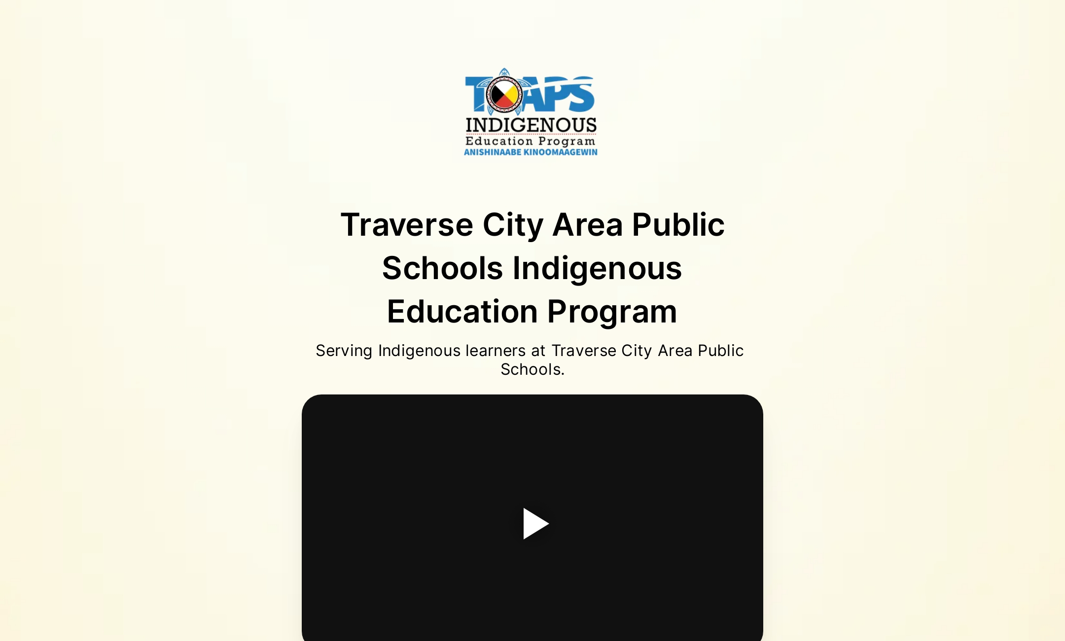 Traverse City Area Public Schools Indigenous Education Program's Flowpage