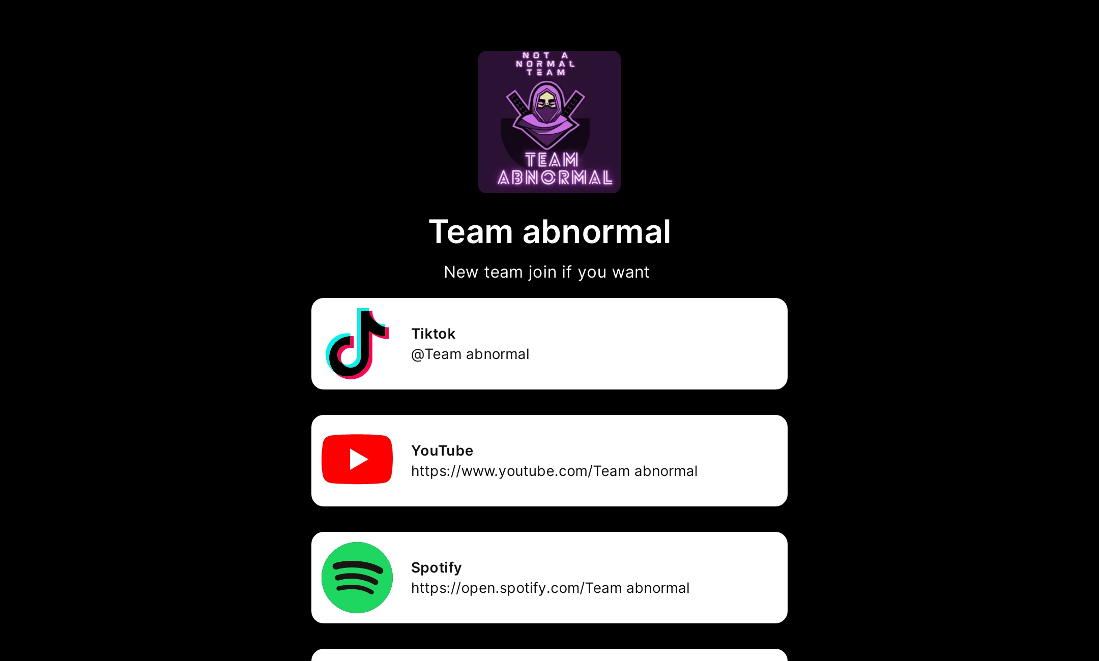 Team abnormal 's Flowpage