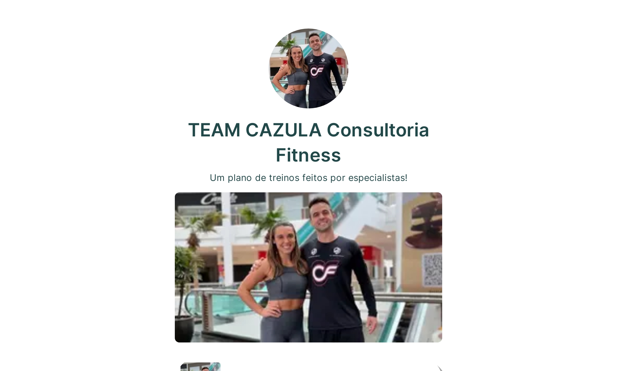 TEAM CAZULA Consultoria Fitness' Flowpage