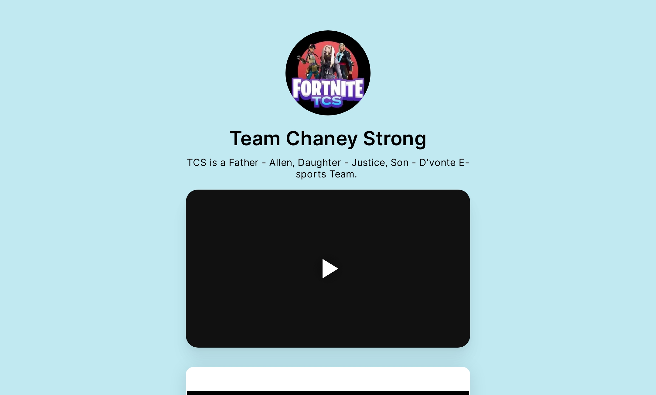 Team Chaney Strong's Flowpage
