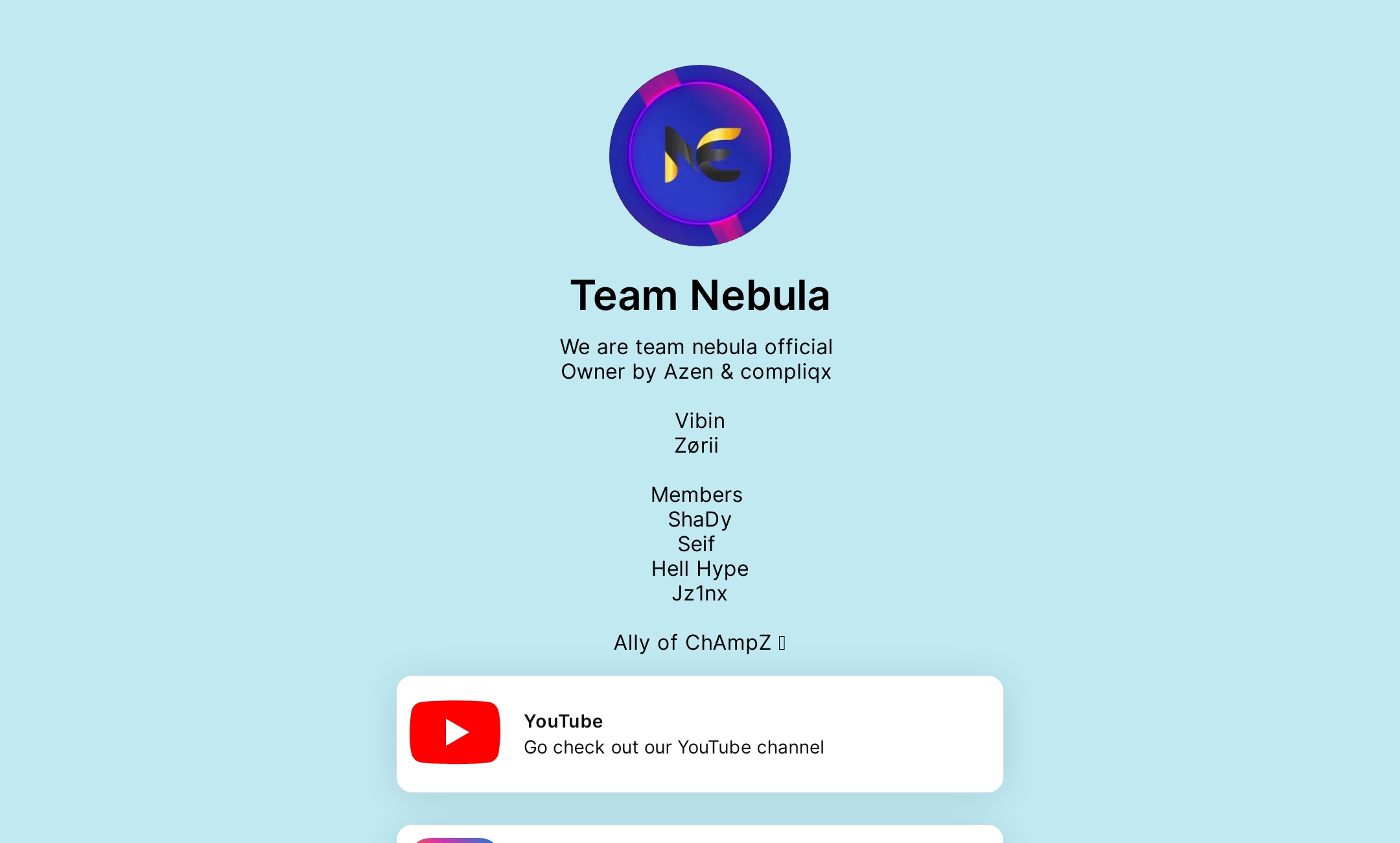 Team Nebula 's Flowpage