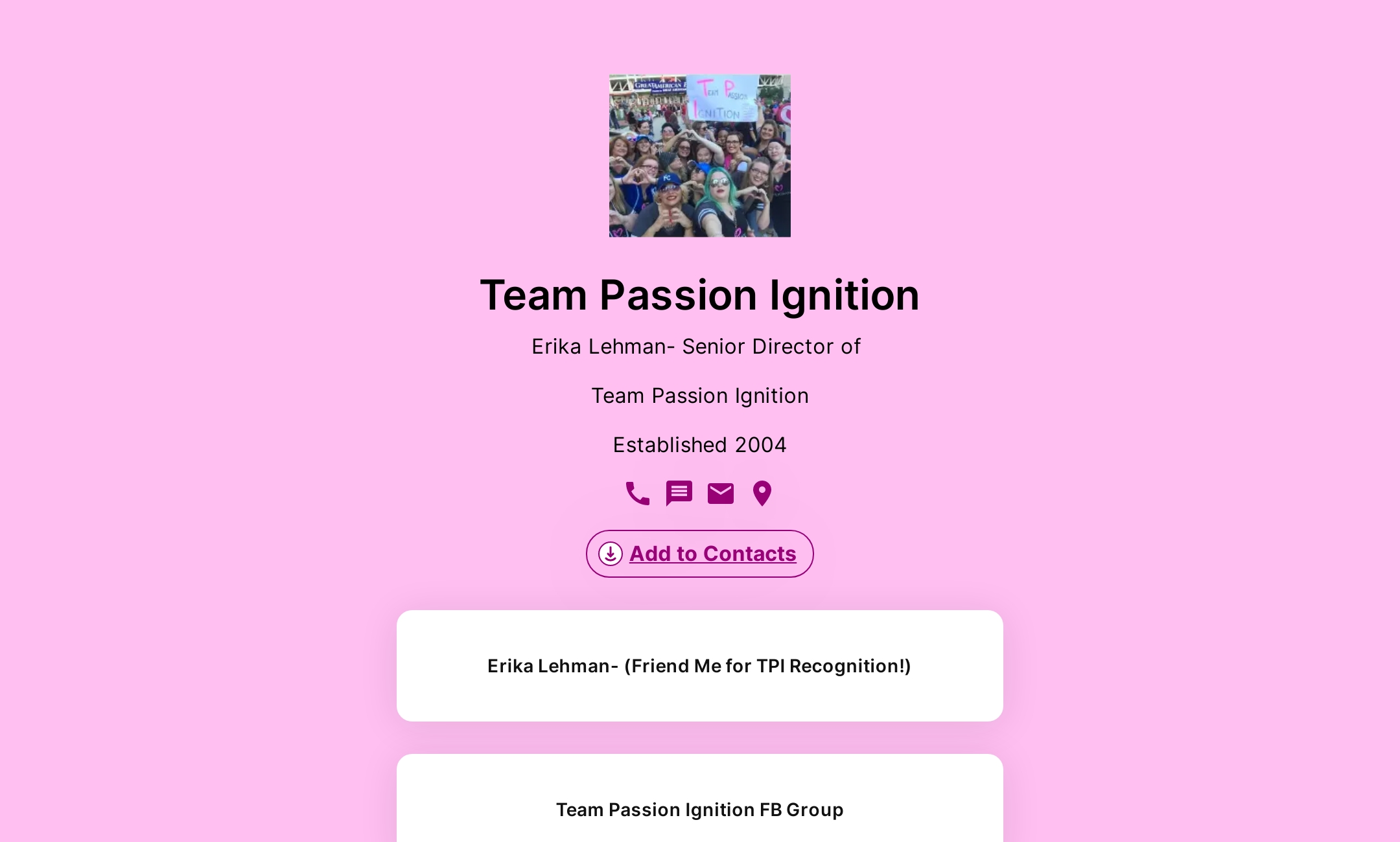 Team Passion Ignition's Flowpage