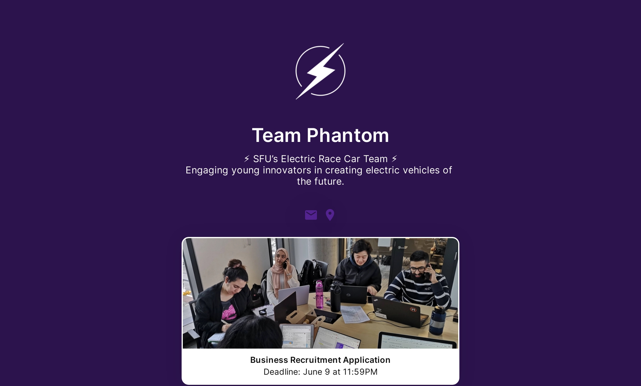 Simon Fraser University's Formula SAE Team: Team Phantom