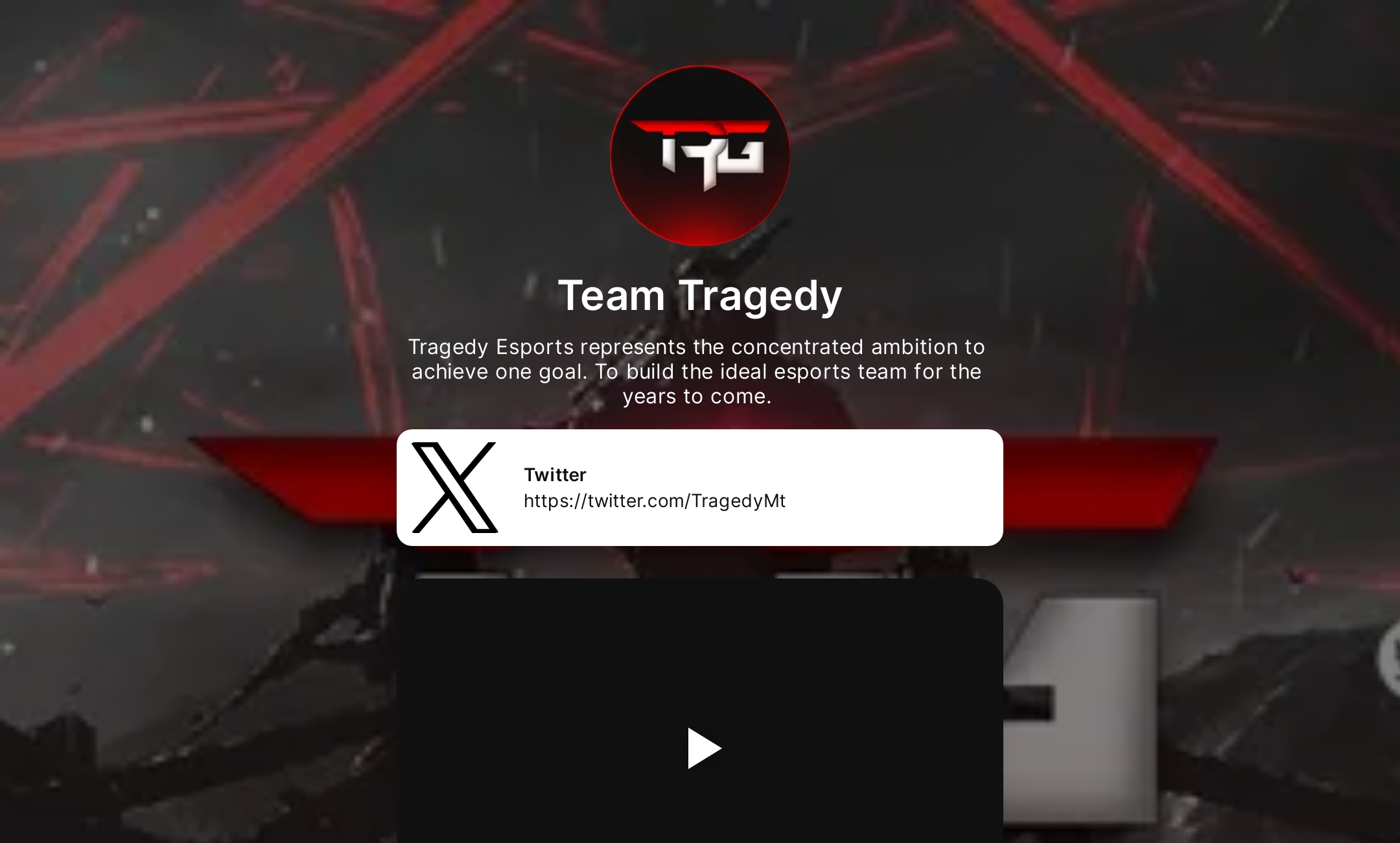 Team Tragedy's Flowpage