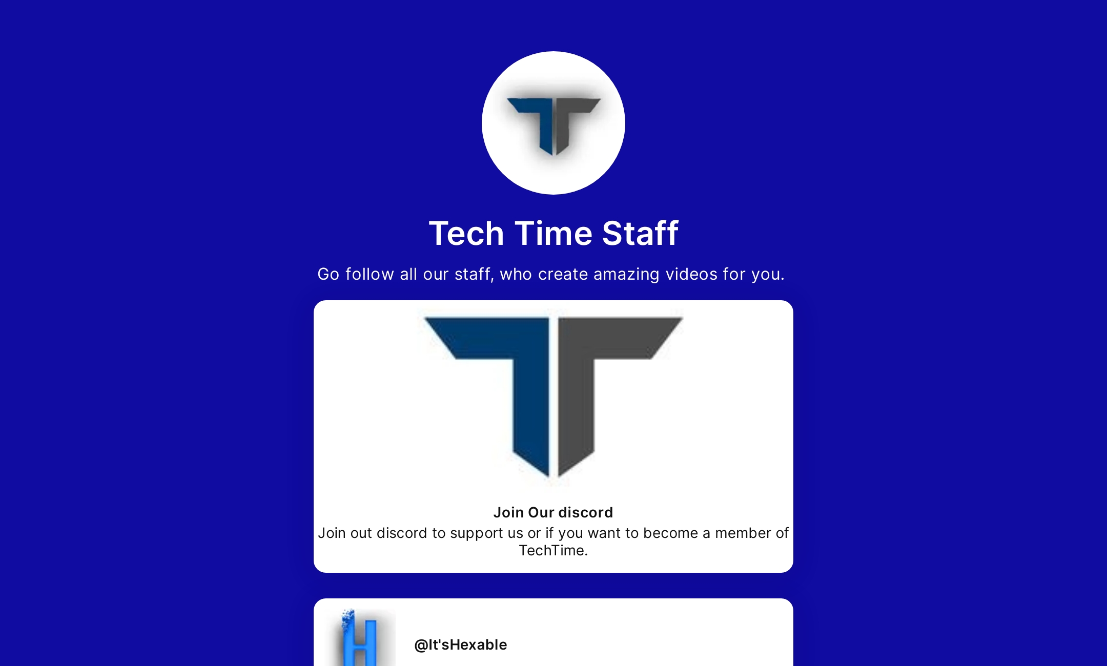 Tech Time Staff's Flowpage