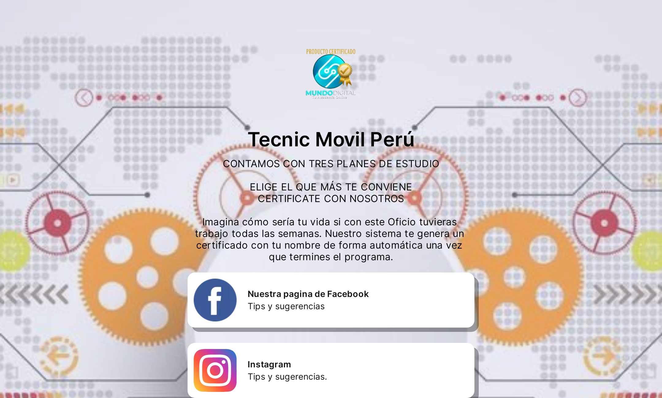 Tecnic Movil Perú's Flowpage