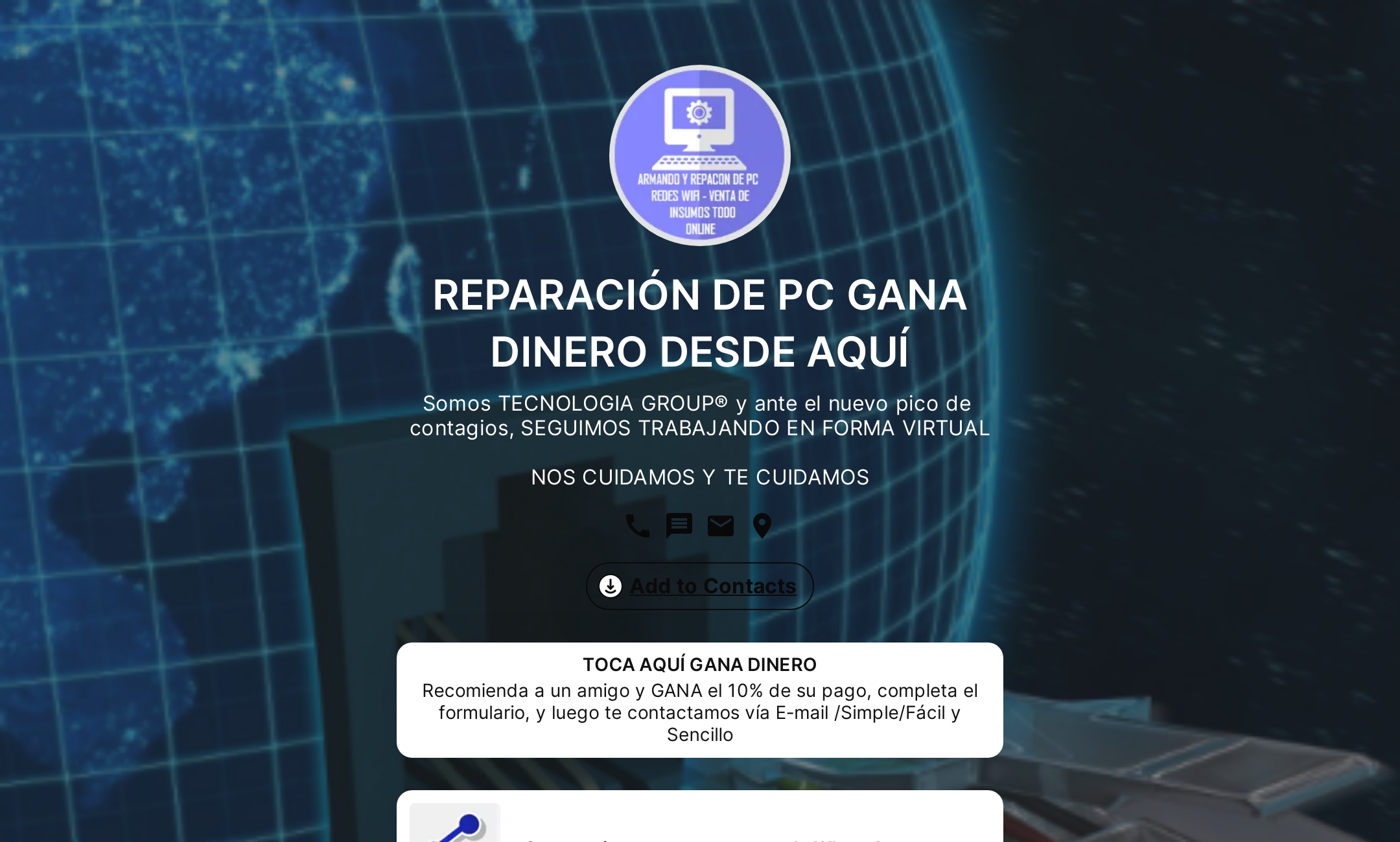 REPARACIÓN DE PC GANA DINERO DESDE AQUÍ's Flowpage