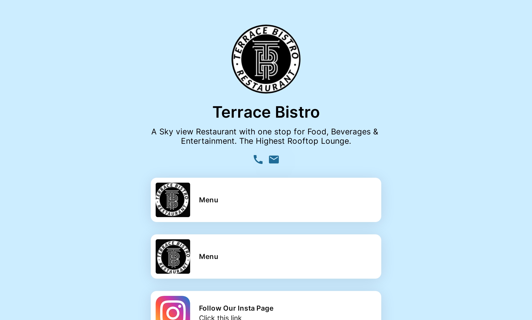 Terrace Bistro's Flowpage