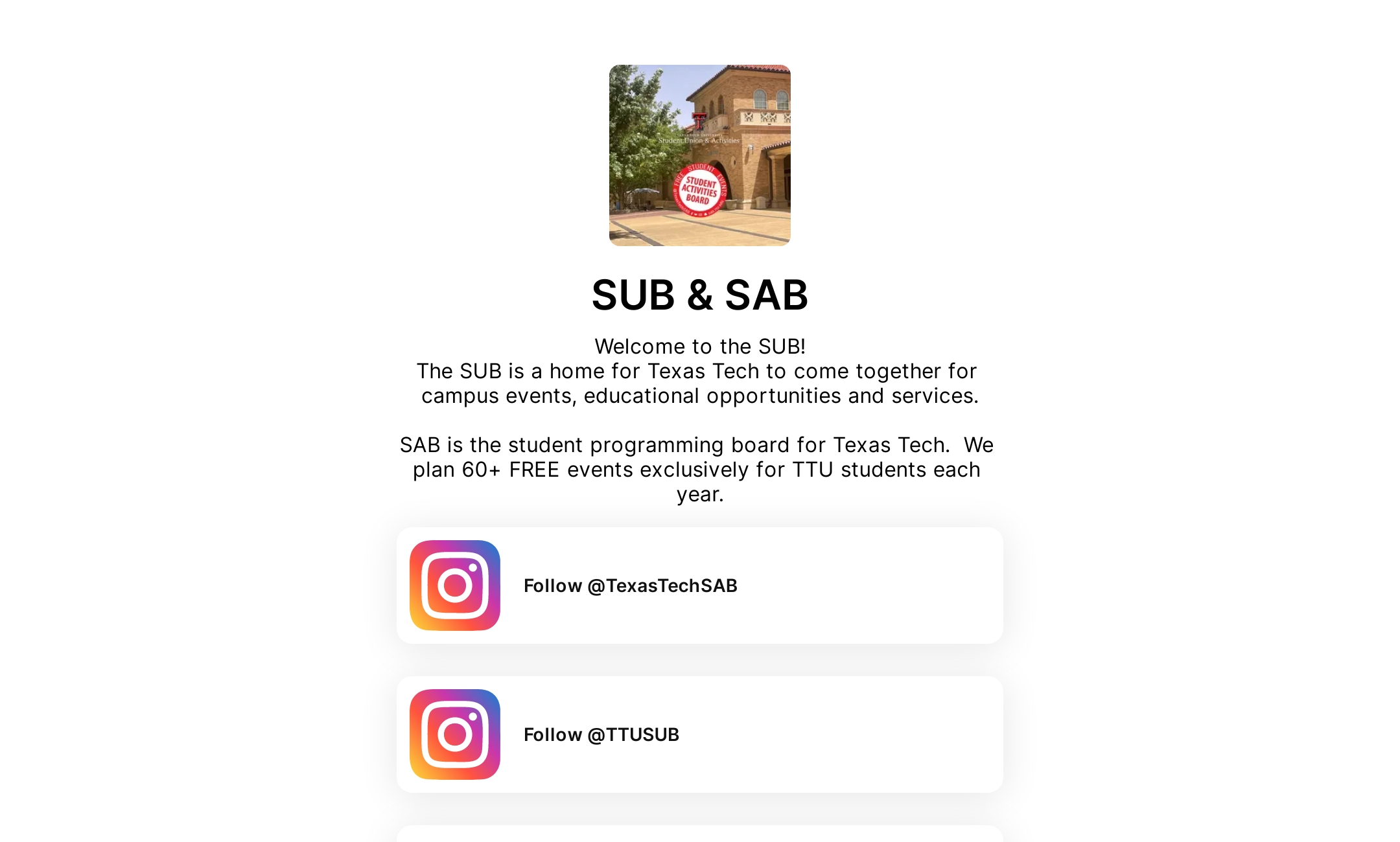SUB & SAB's Flowpage