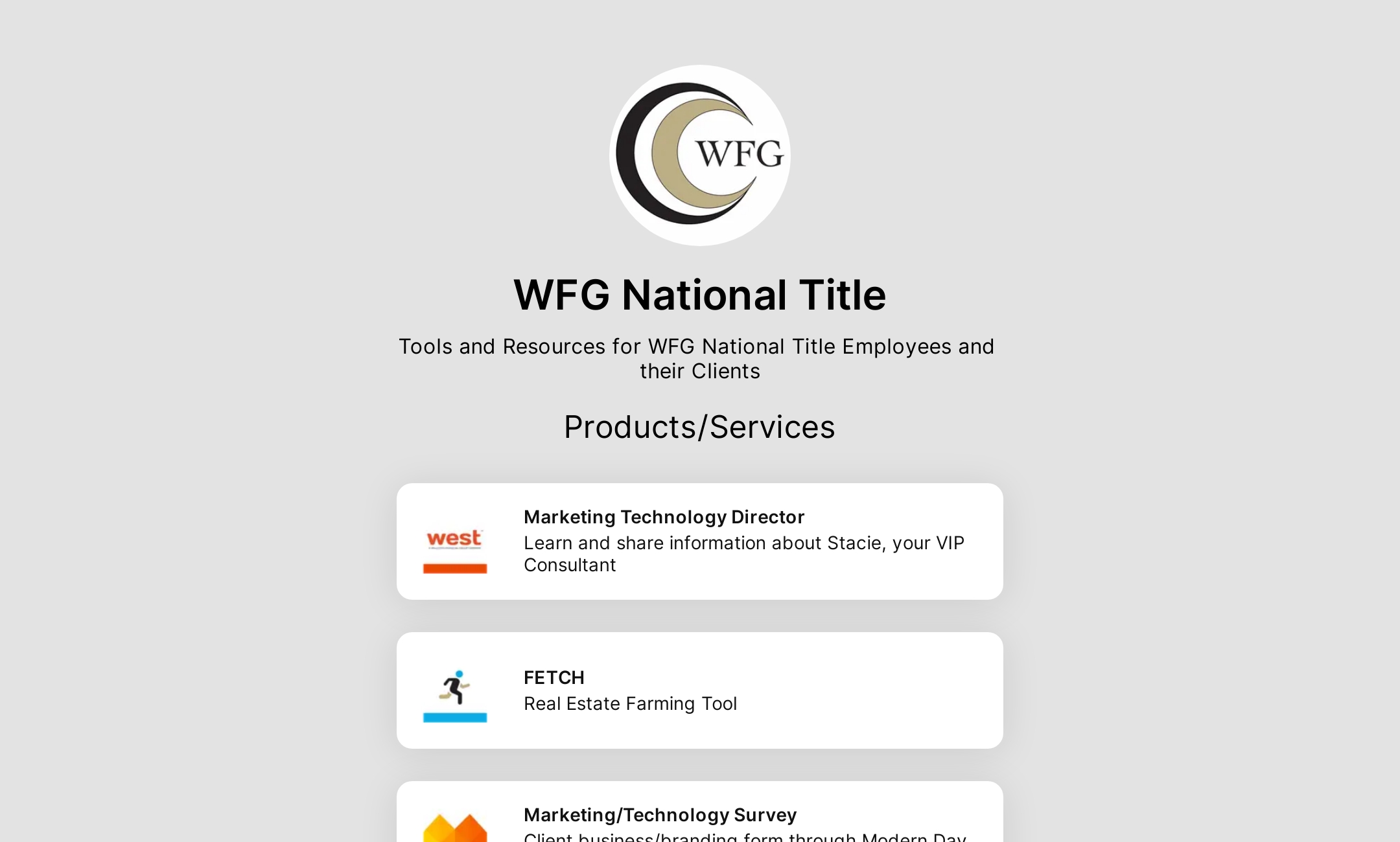 WFG National Title's Flowpage