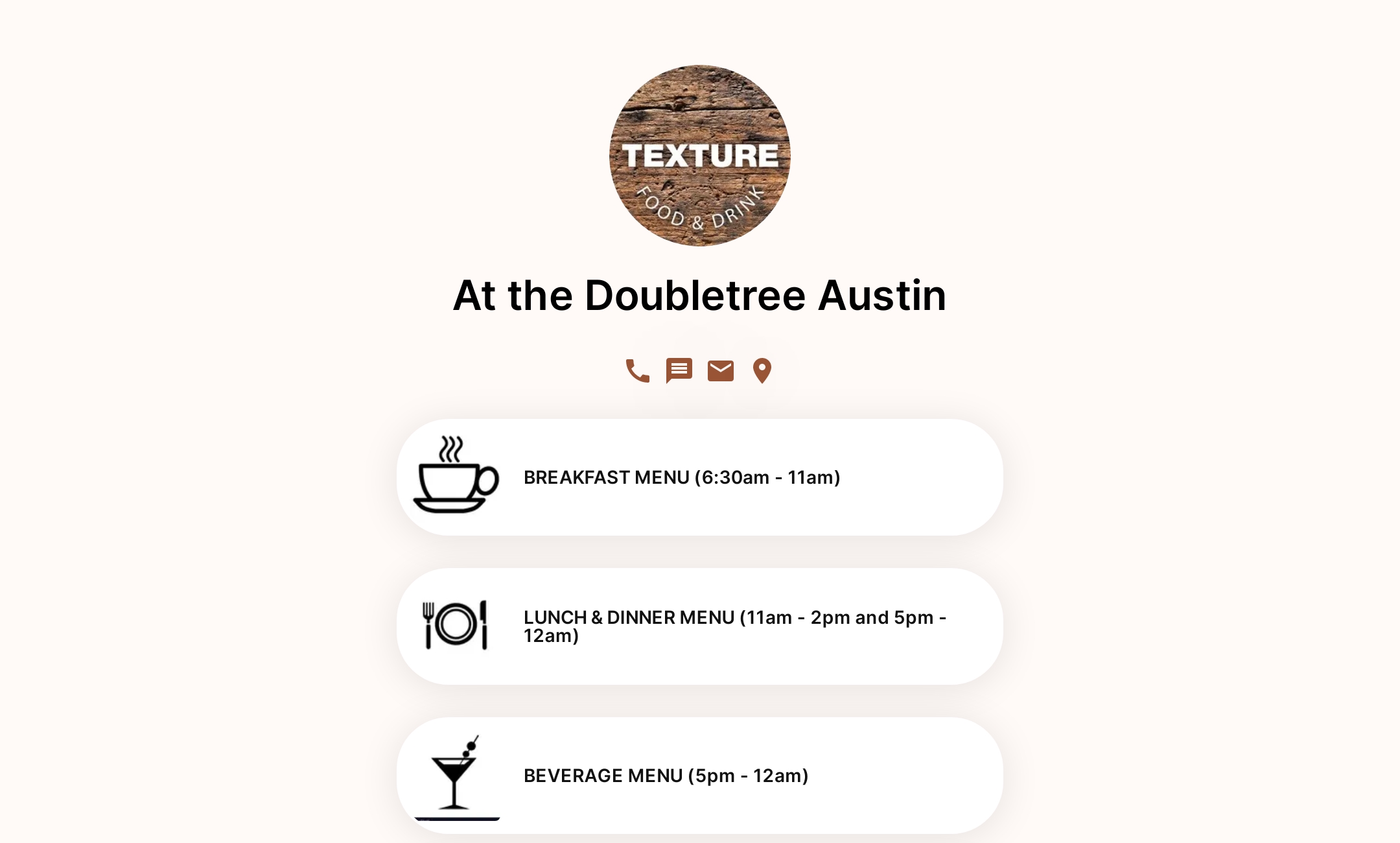 At the Doubletree Austin's Flowpage