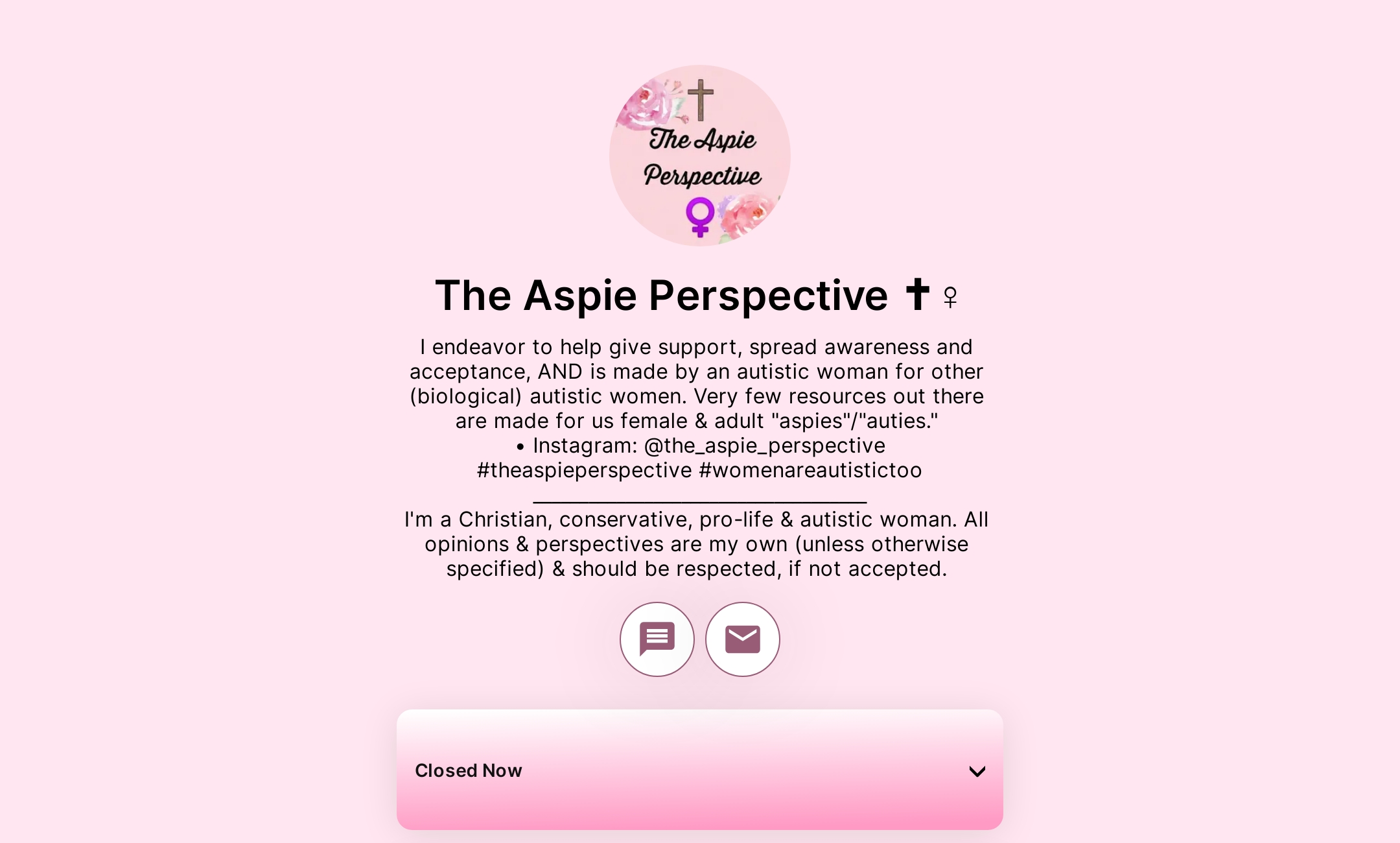 The Aspie Perspective ️♀️'s Flowpage