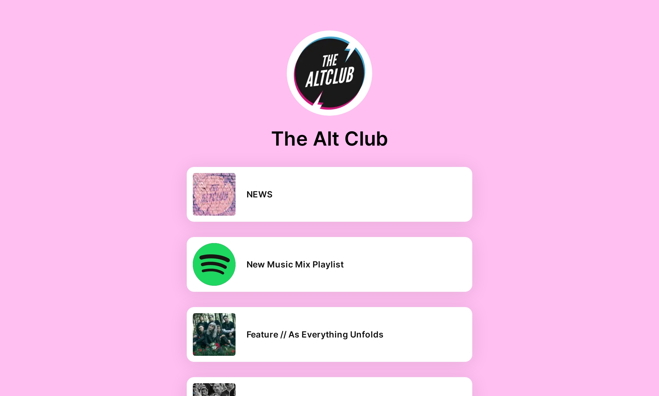 The Alt Club's Flowpage