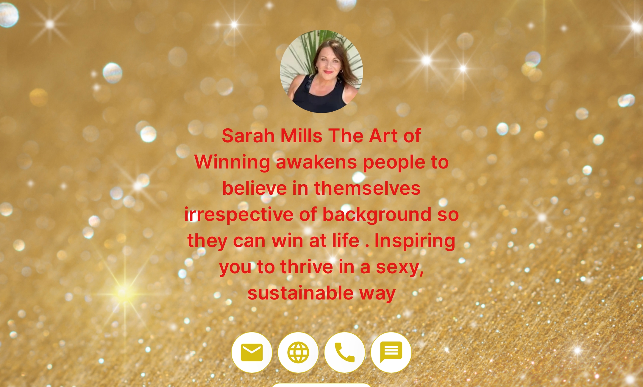 Sarah Mills The Art of Winning awakens people to believe in themselves ...